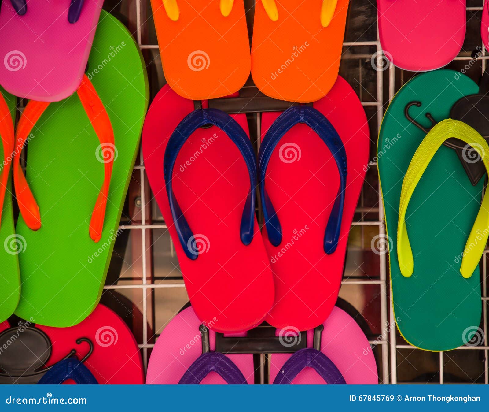 Slippers stock image. Image of footwear, pink, beach - 67845769