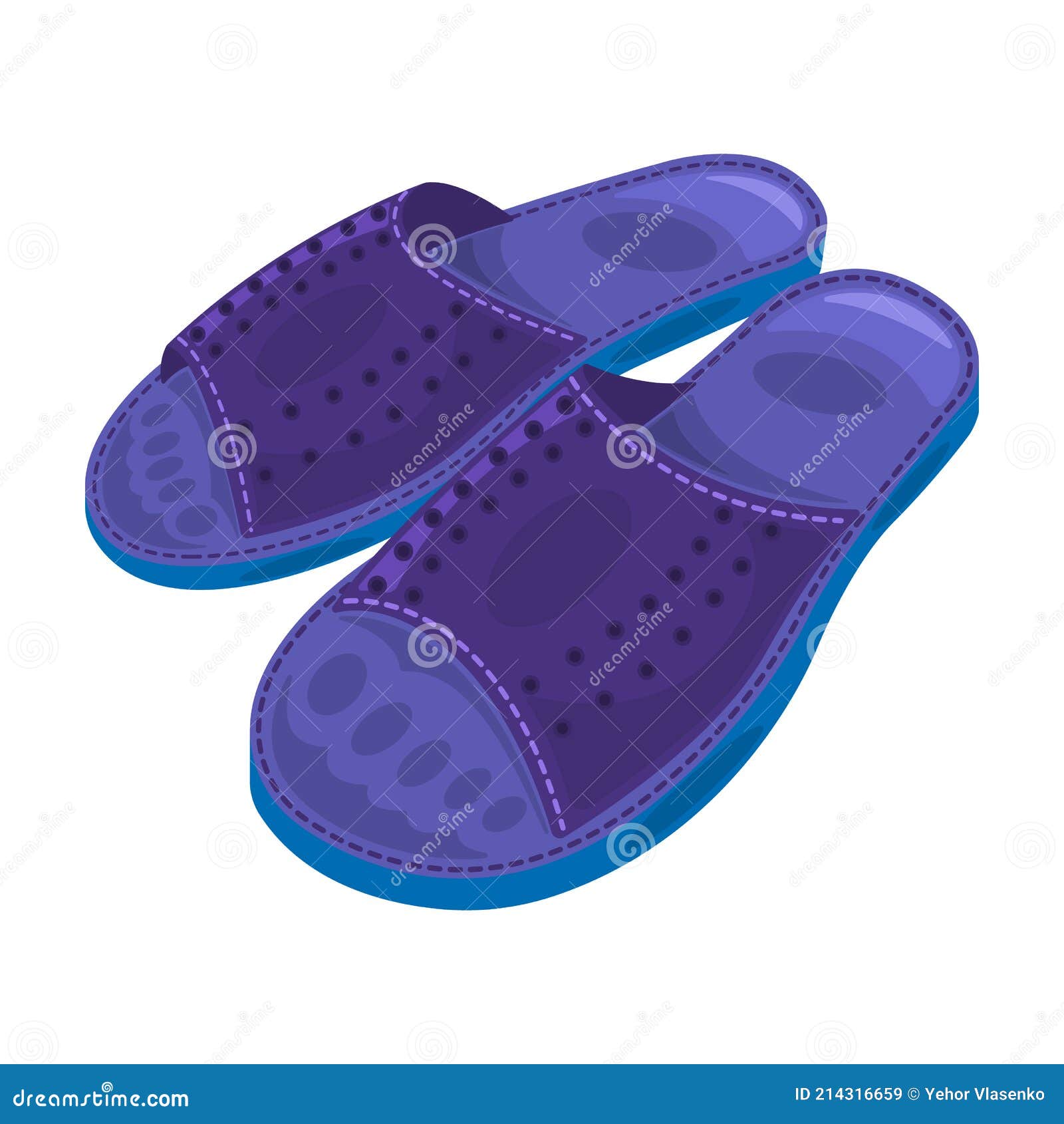 Slippers. Vector Drawing | CartoonDealer.com #103302223