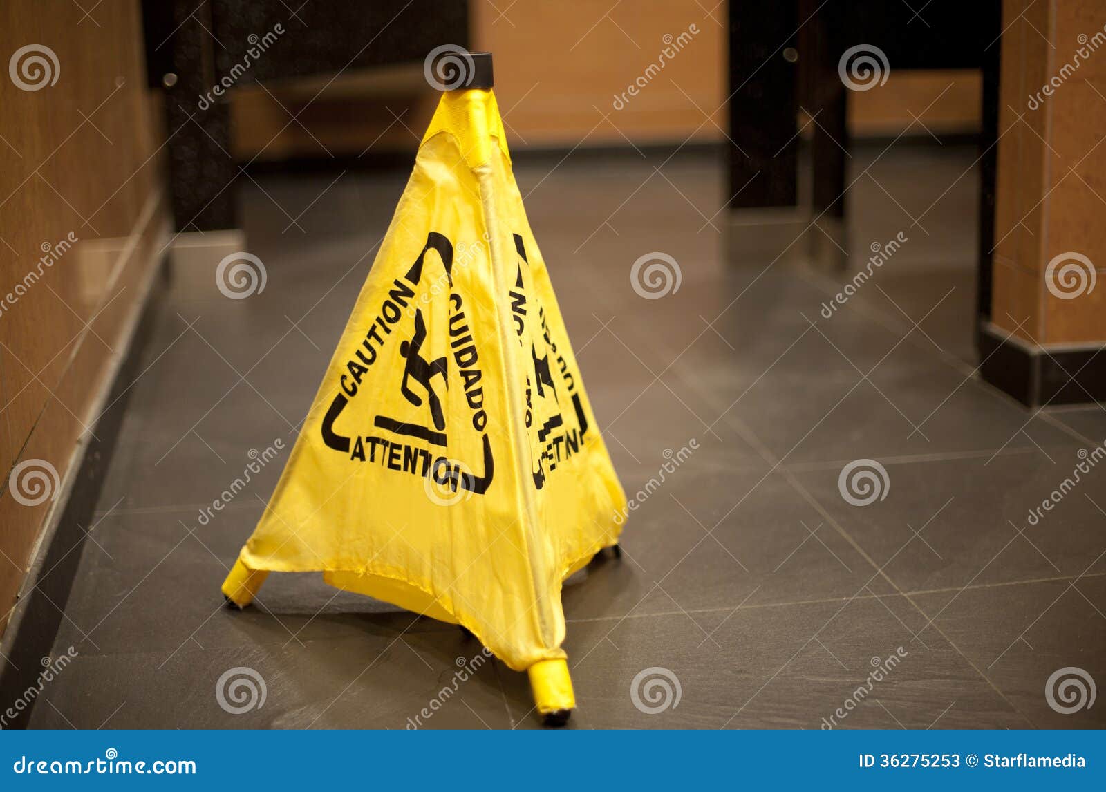 Slippery Floor stock image. Image of point, focus, reflection - 36275253