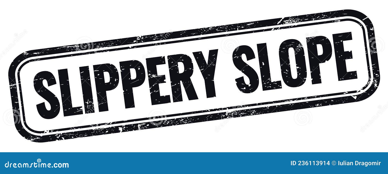 Slippery Slope Sign Royalty-Free Illustration | CartoonDealer.com #8630928