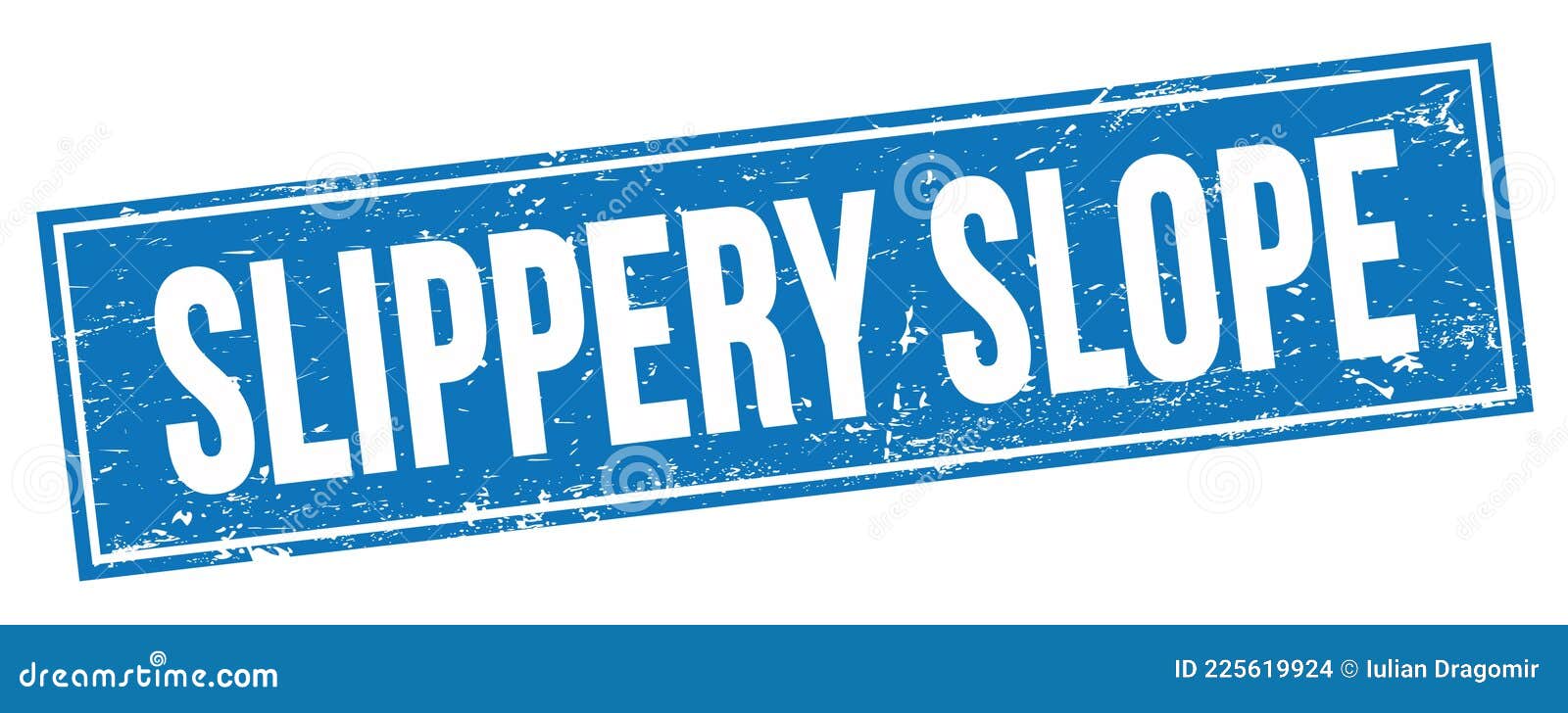 Slippery Slope Sign Royalty-Free Illustration | CartoonDealer.com #8630928