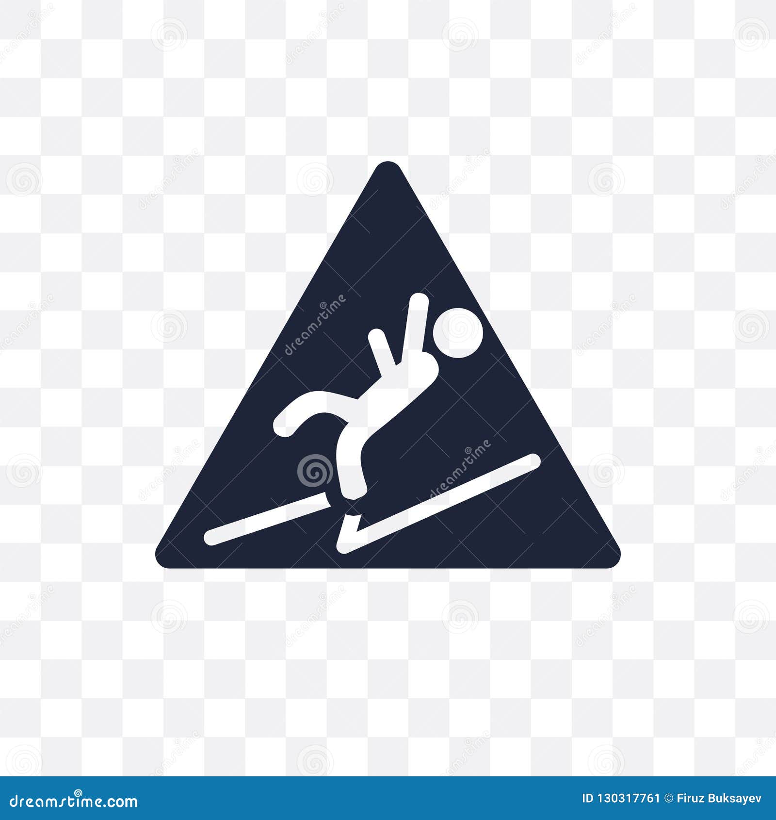 Slippery Transparent Icon. Slippery Symbol Design from Cleaning Stock ...