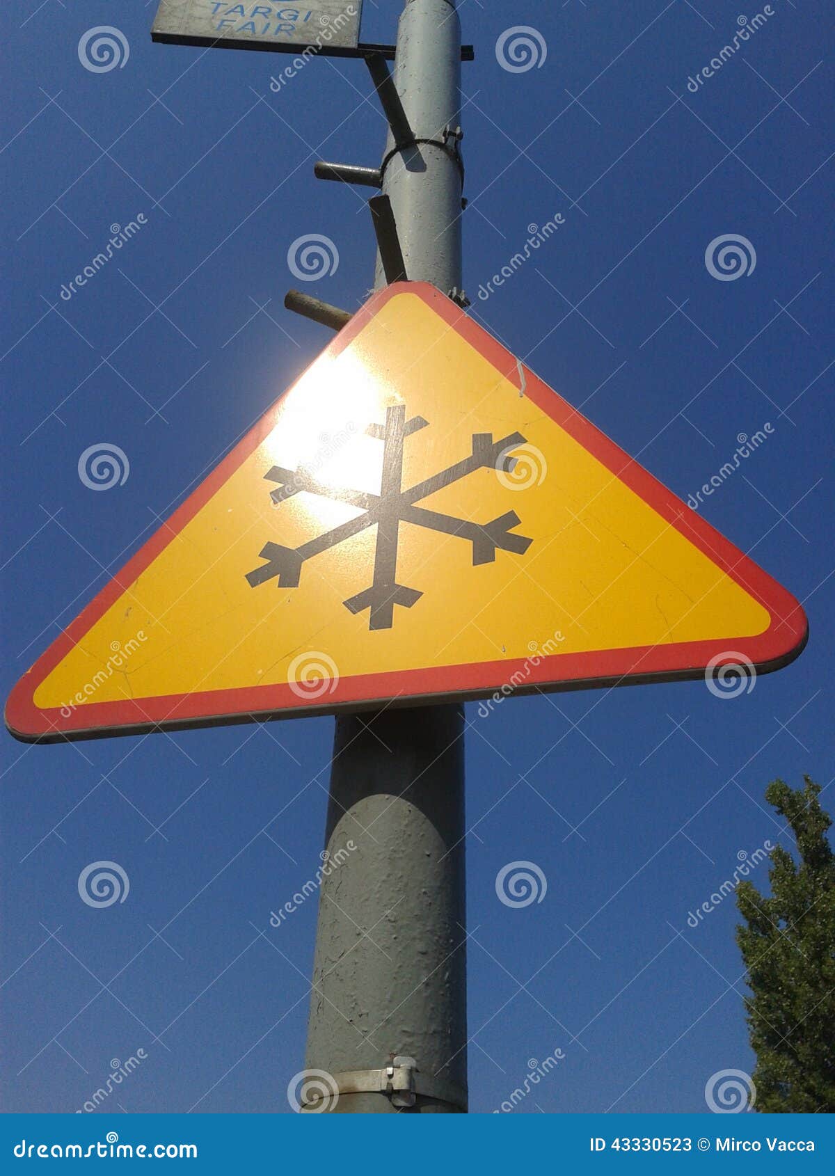 Slippery warning stock image. Image of signage, warning - 43330523