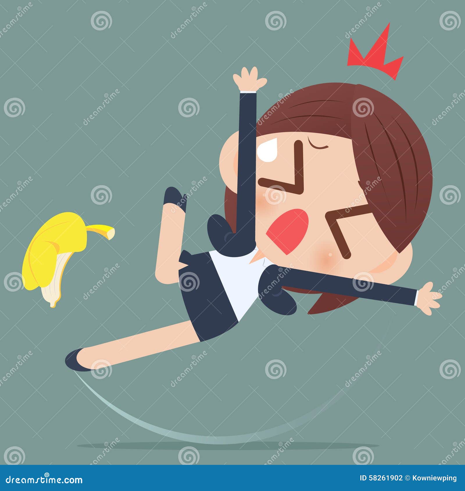 Slipping Stock Illustrations, Vectors, & Clipart – (509 Stock ...