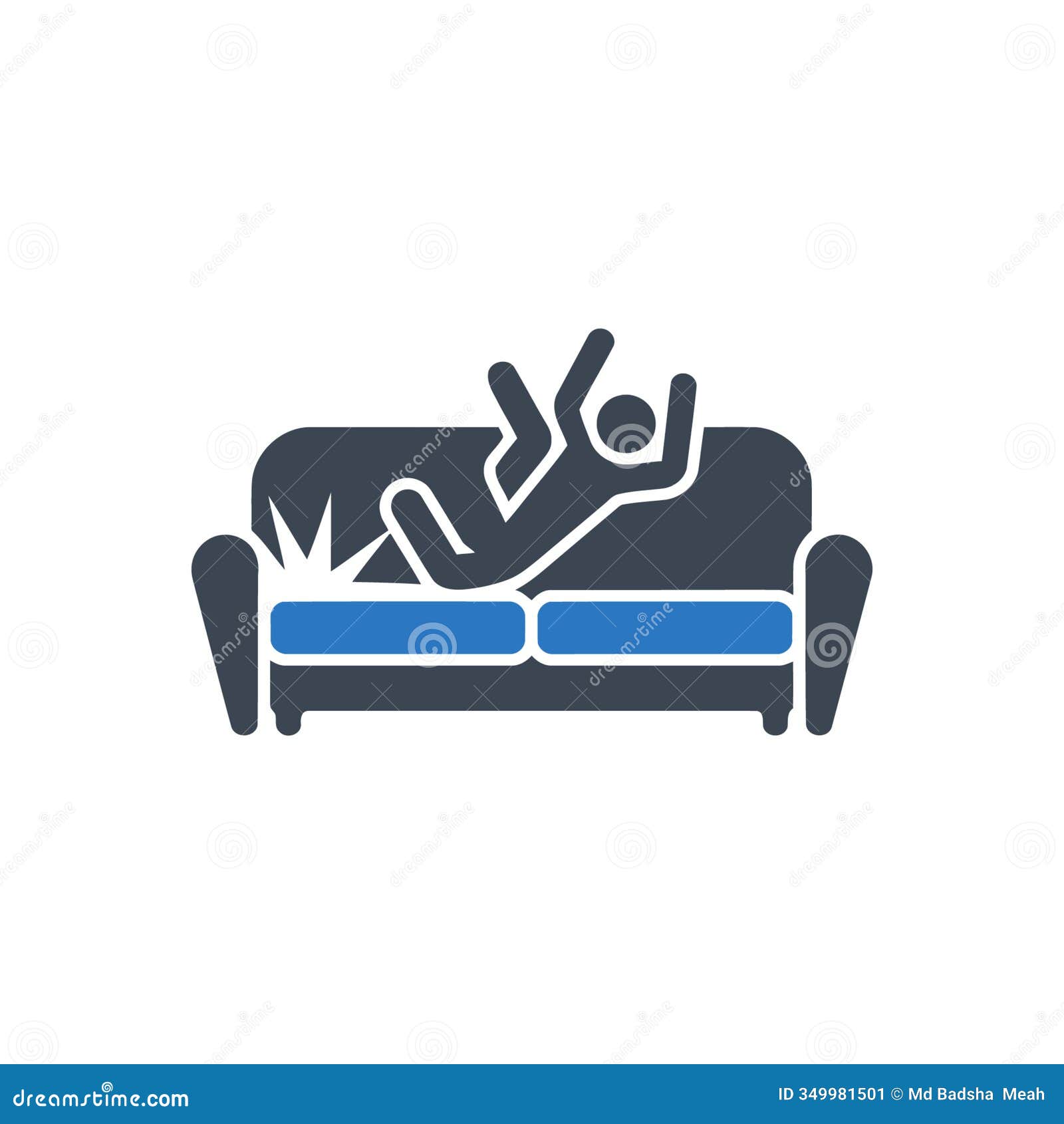 Sofa Icon Transparent Background For Your Graphic Resources Stock ...