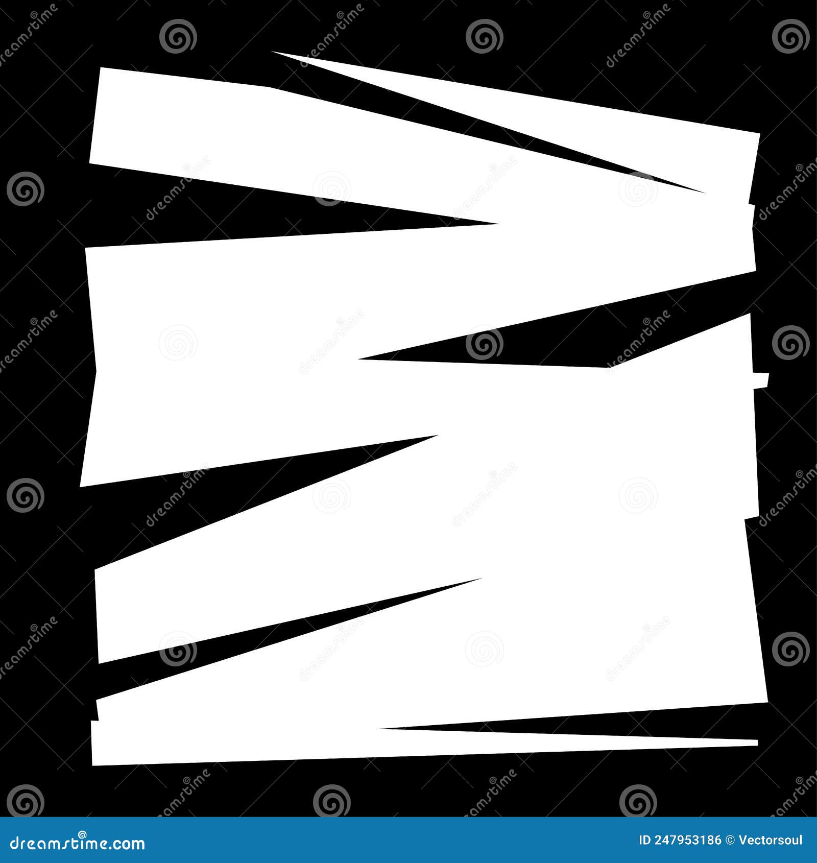 Slit, Slash, Fracture Texture Effect Element Stock Vector ...