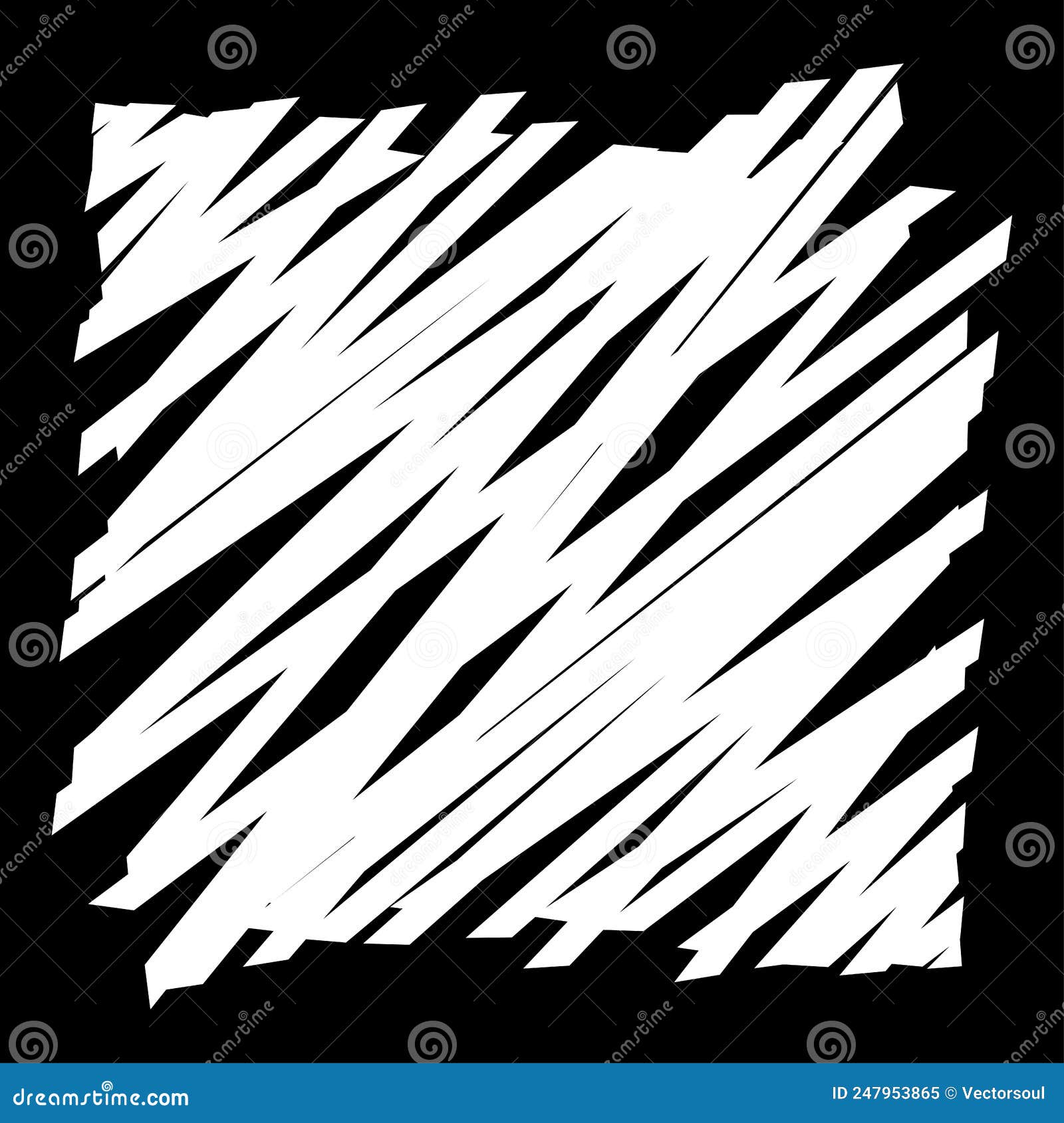 Slit, Slash, Fracture Texture Effect Element Stock Vector ...