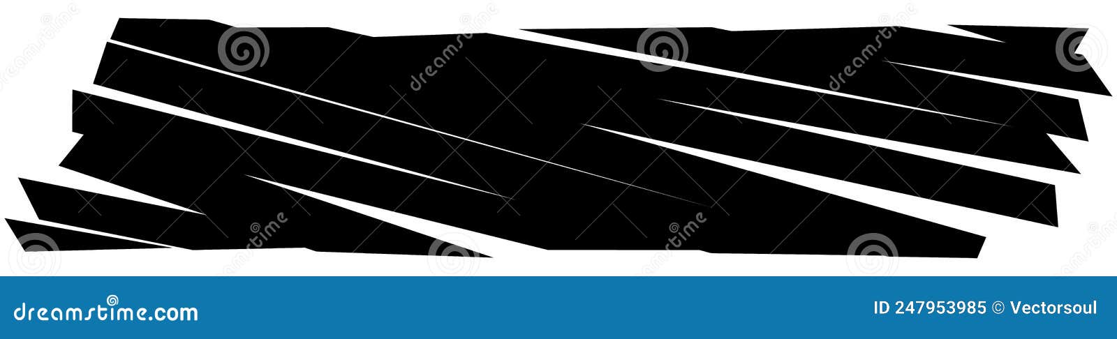 Slit, Slash, Fracture Texture Effect Element Stock Vector ...