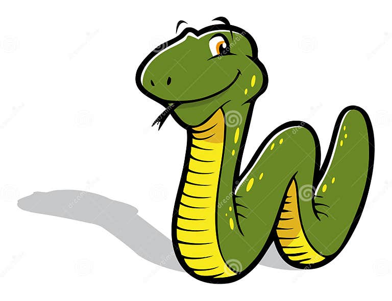 Slithering snake stock vector. Illustration of reptile - 12966150