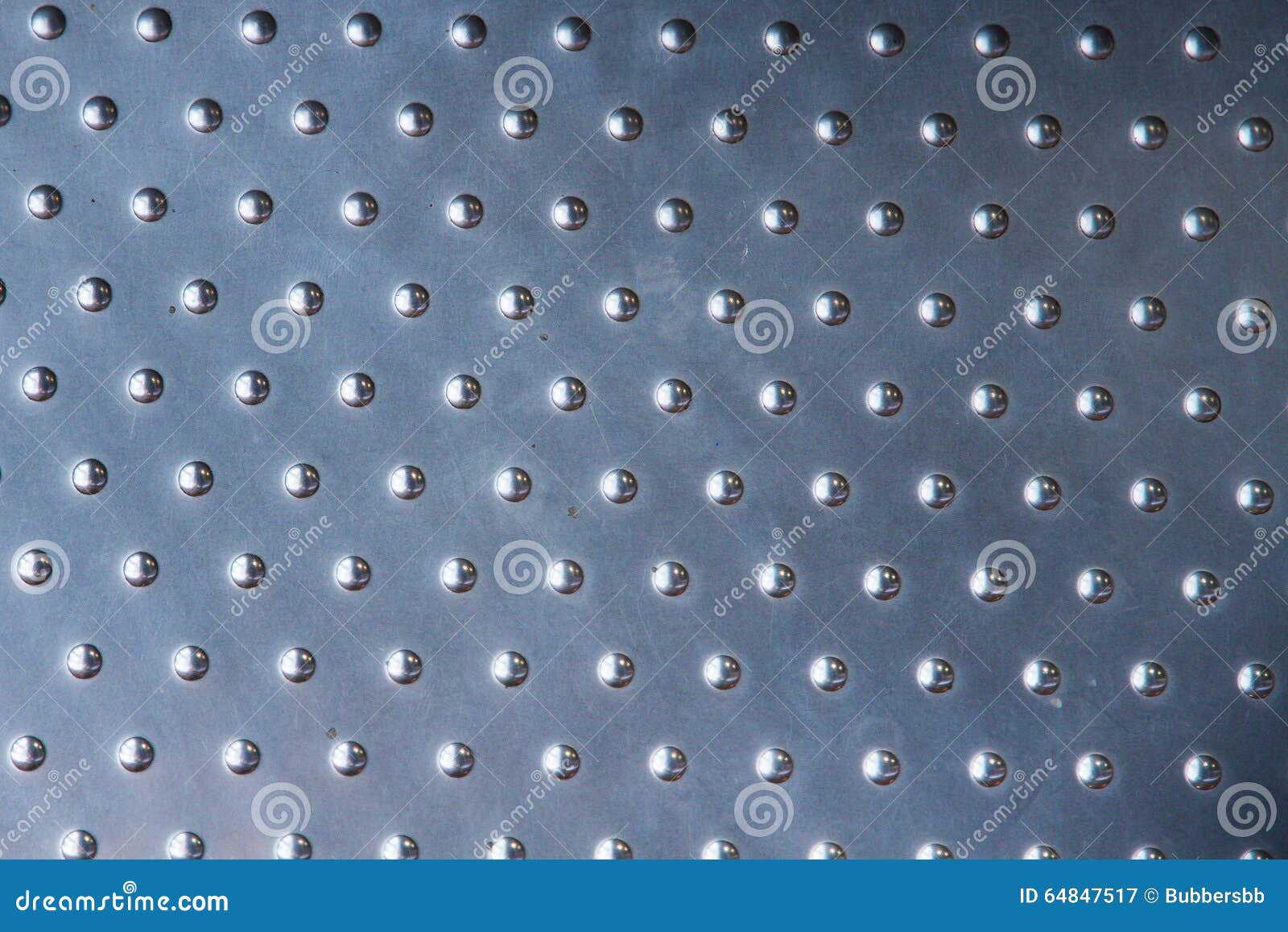 Sliver Metal Plate with Many Small Circular Dot. Stock Image - Image of ...