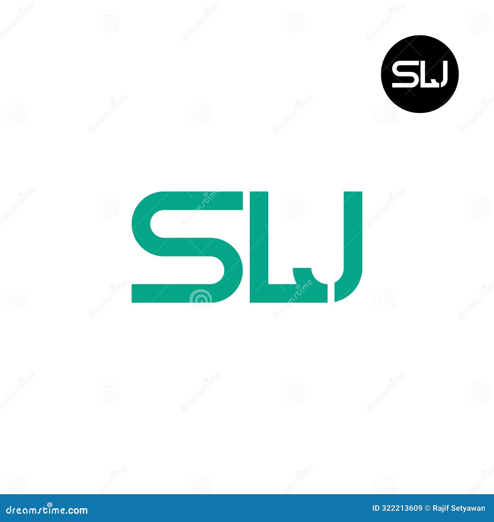 SLJ Logo Letter Monogram Design Stock Vector - Illustration of ...