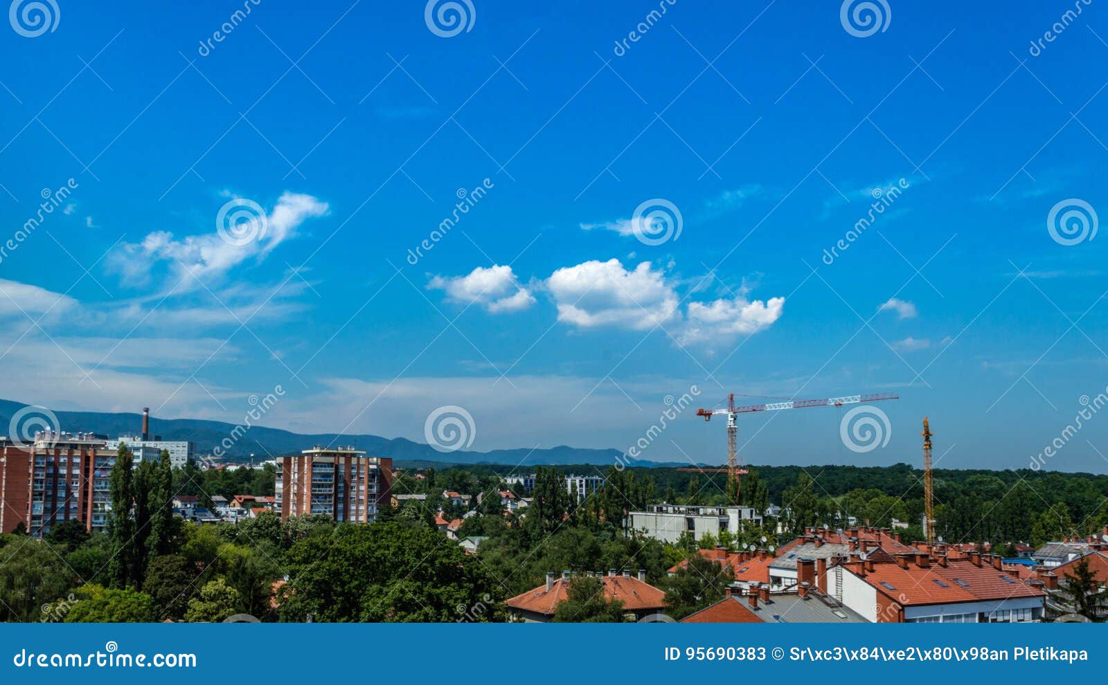 Sljeme mountain stock image. Image of forest, snowy, white - 95690383