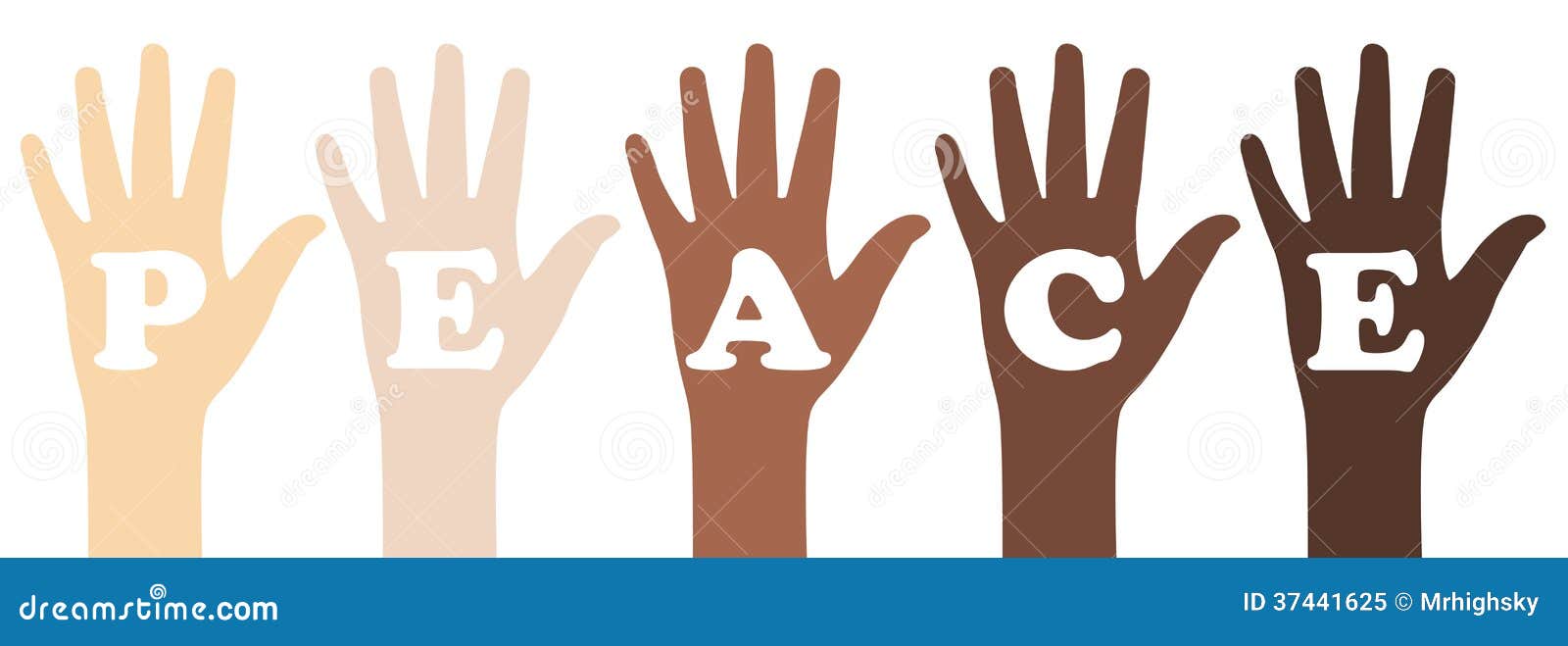 Slogan di pace illustrazione vettoriale. Illustrazione di coltura ...