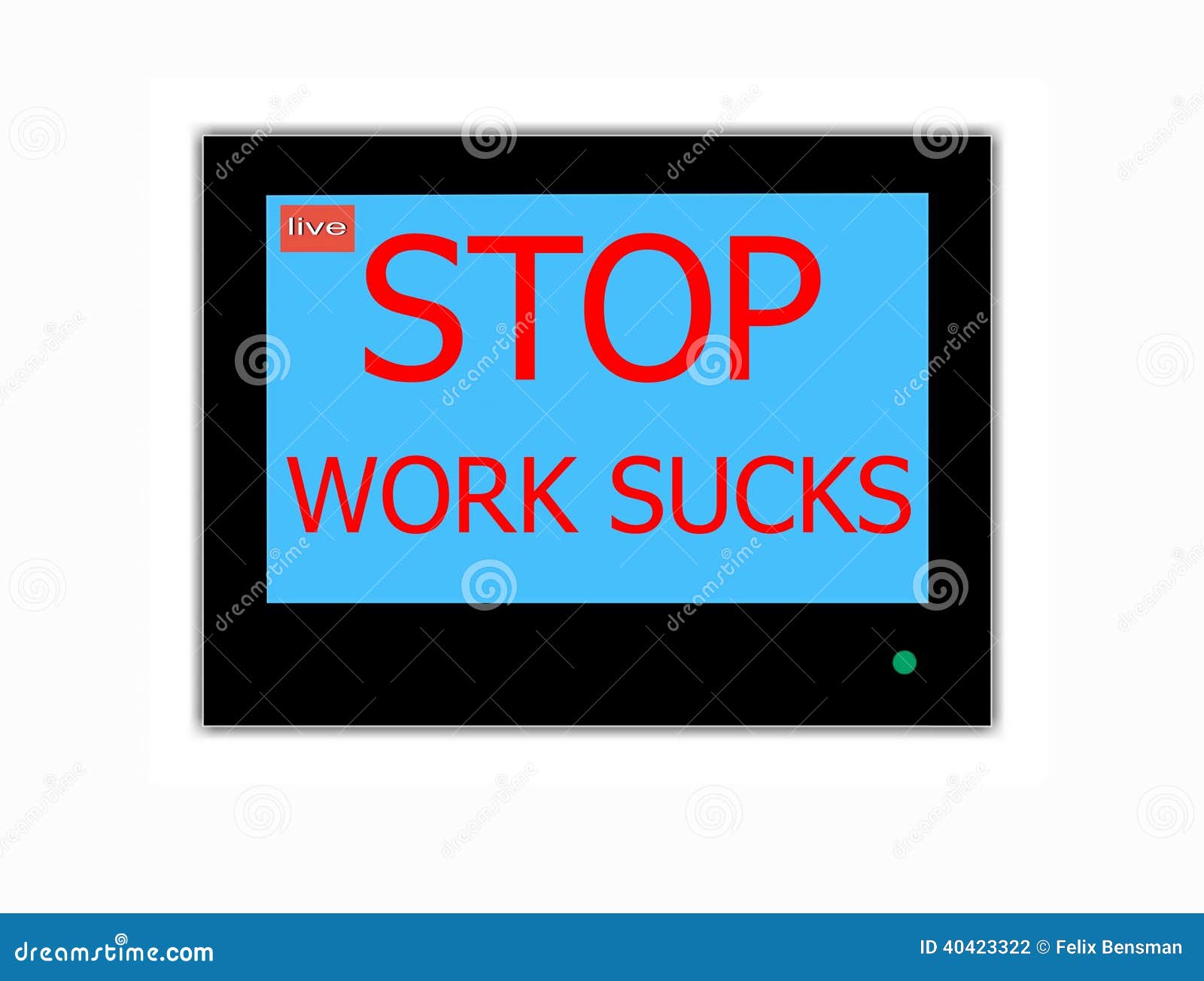 Stop Work Safety Sign On The Signaler Reflection Vest. Stock Image ...
