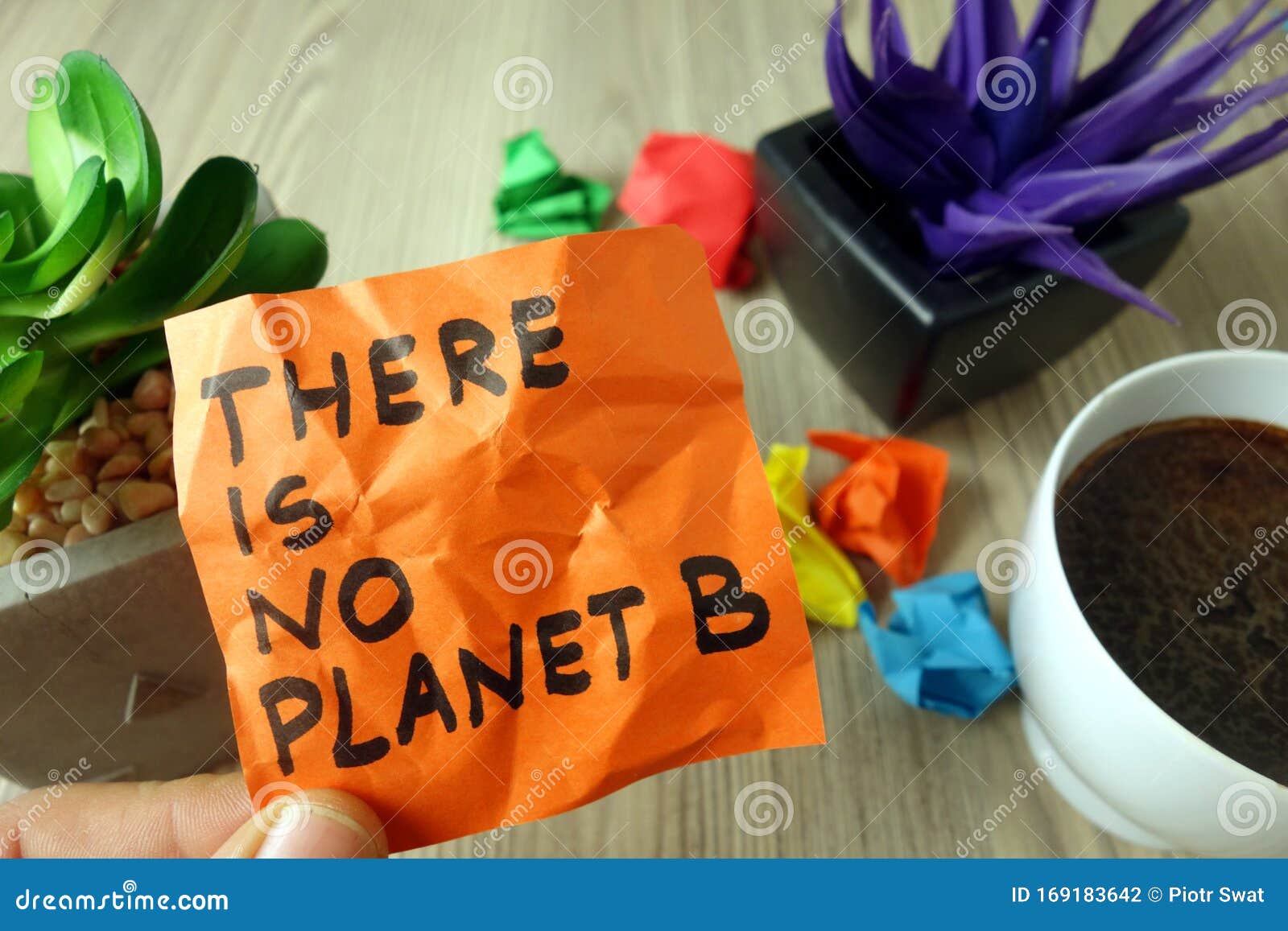 There Is No Planet B, Environmental Activism, Raised Hand With Climate ...