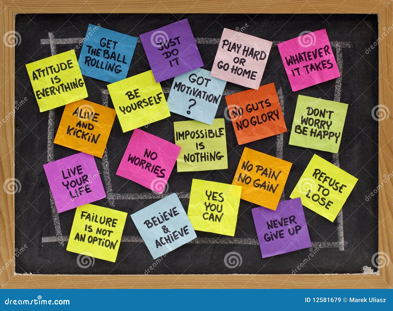 Slogans Et Expressions De Motivation Image stock - Image du durée ...