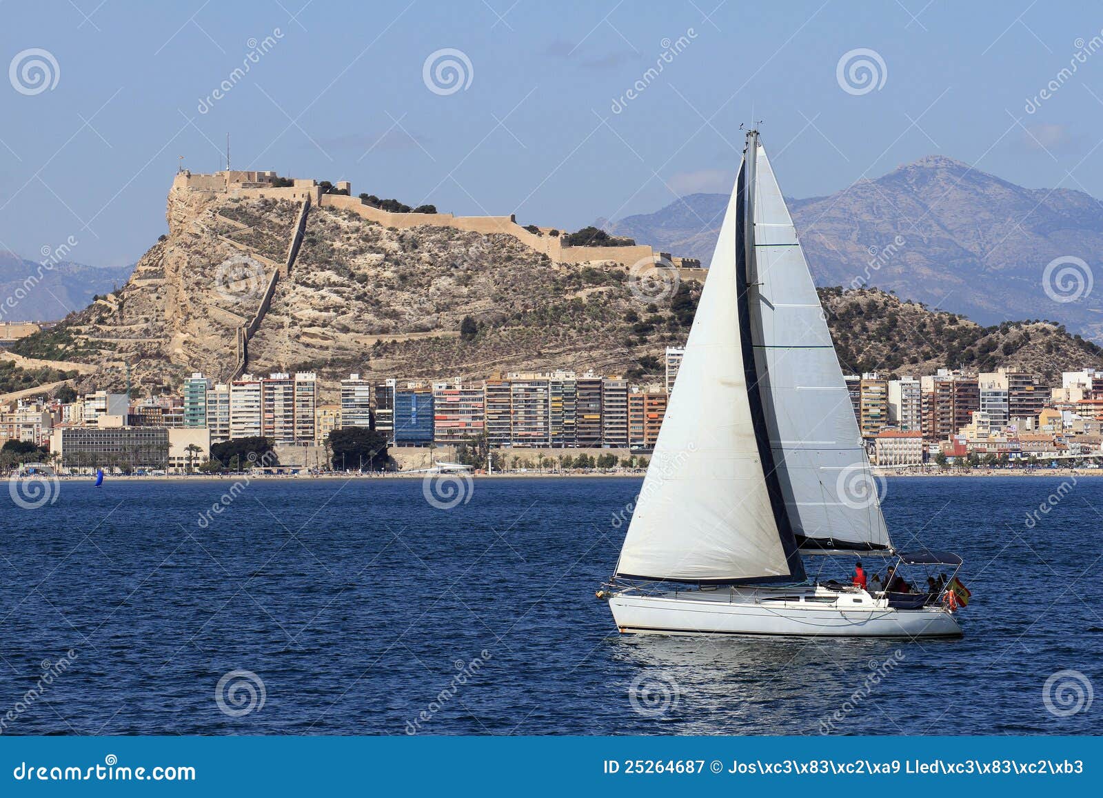 Sloop sailing stock image. Image of sail, recreation - 25264687