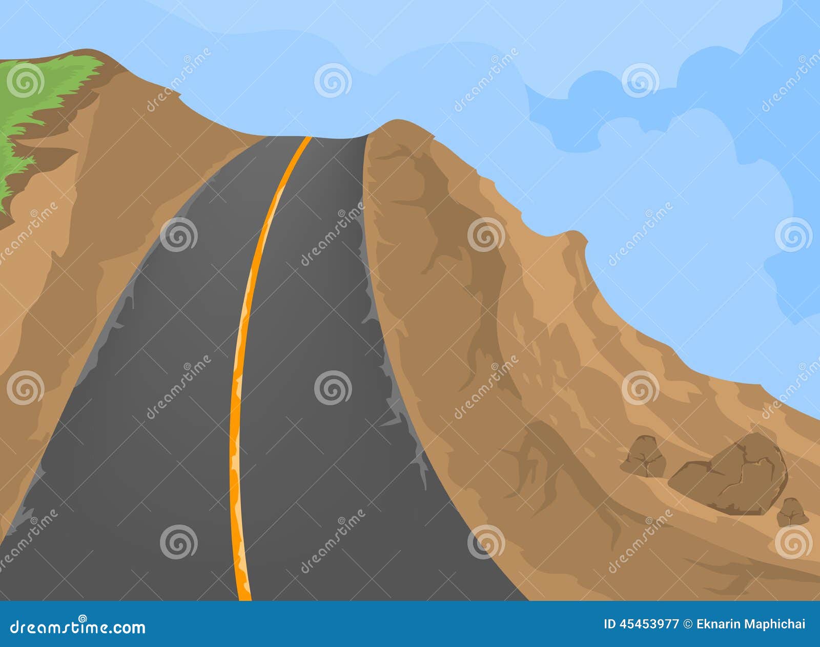 Slope Royalty-Free Stock Photography | CartoonDealer.com #45453977