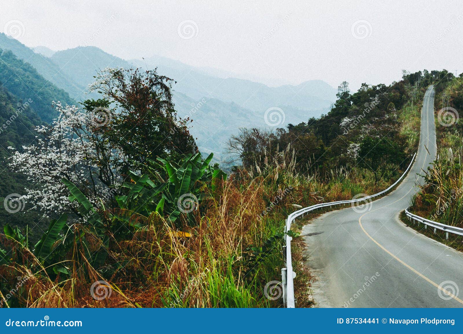 Slope mountain road stock image. Image of personal, rural - 87534441