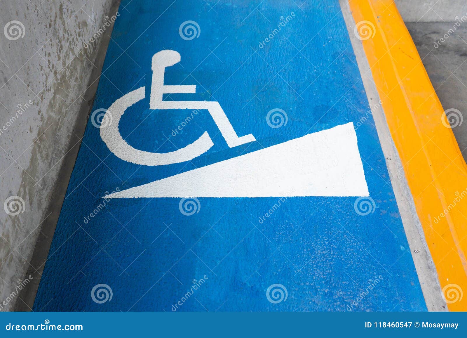 Slope Path Way for Wheelchairs Stock Image - Image of expressway, slope ...