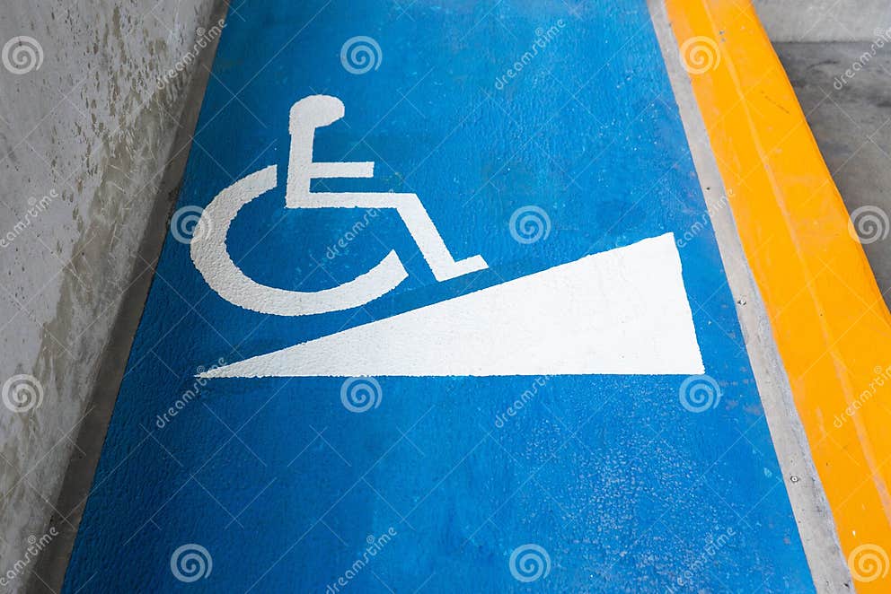 Slope Path Way for Wheelchairs Stock Image - Image of expressway, slope ...