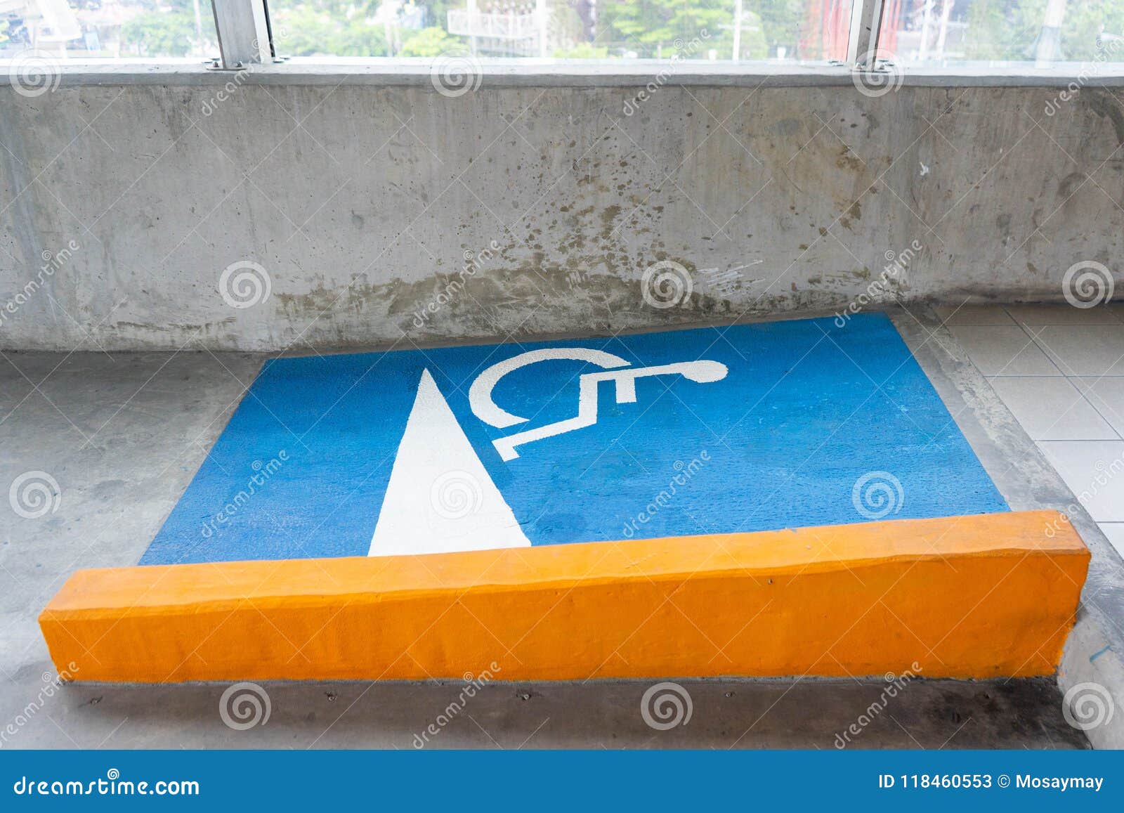 Slope Path Way for Wheelchairs Stock Image - Image of ramp, symbol ...
