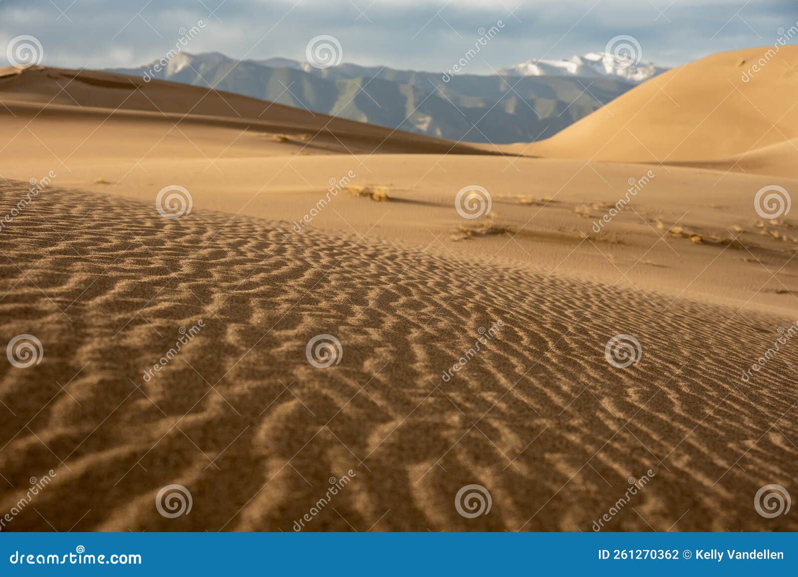 Sloped Surface of Sand Dune with Ripples Stock Photo - Image of ridge ...
