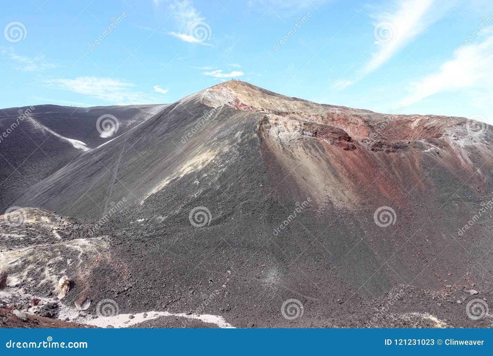Slopes of a Volcano stock image. Image of ruins, landscape - 121231023