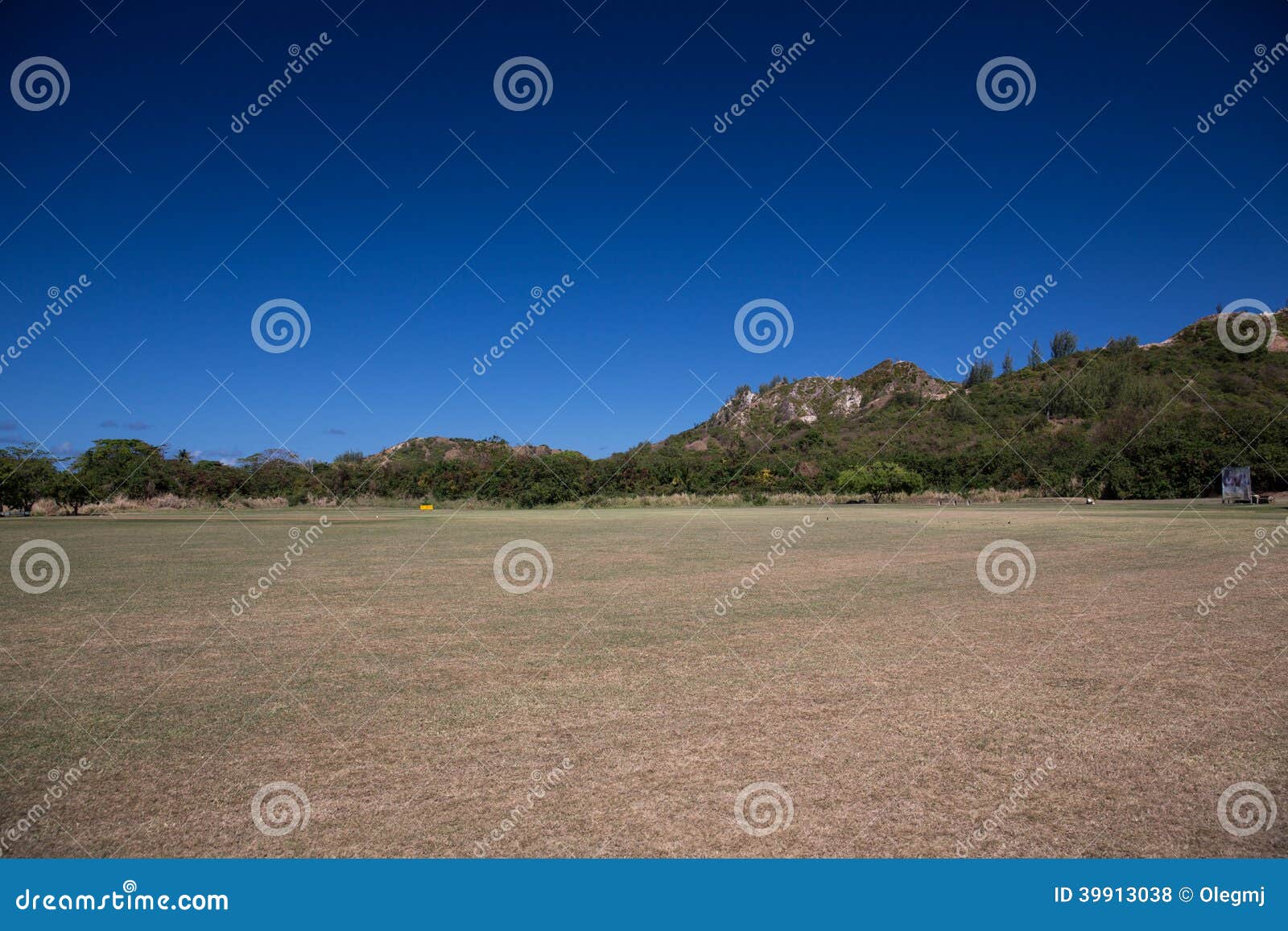 The Sloping Field at the Foot of the Mountain Stock Photo - Image of ...