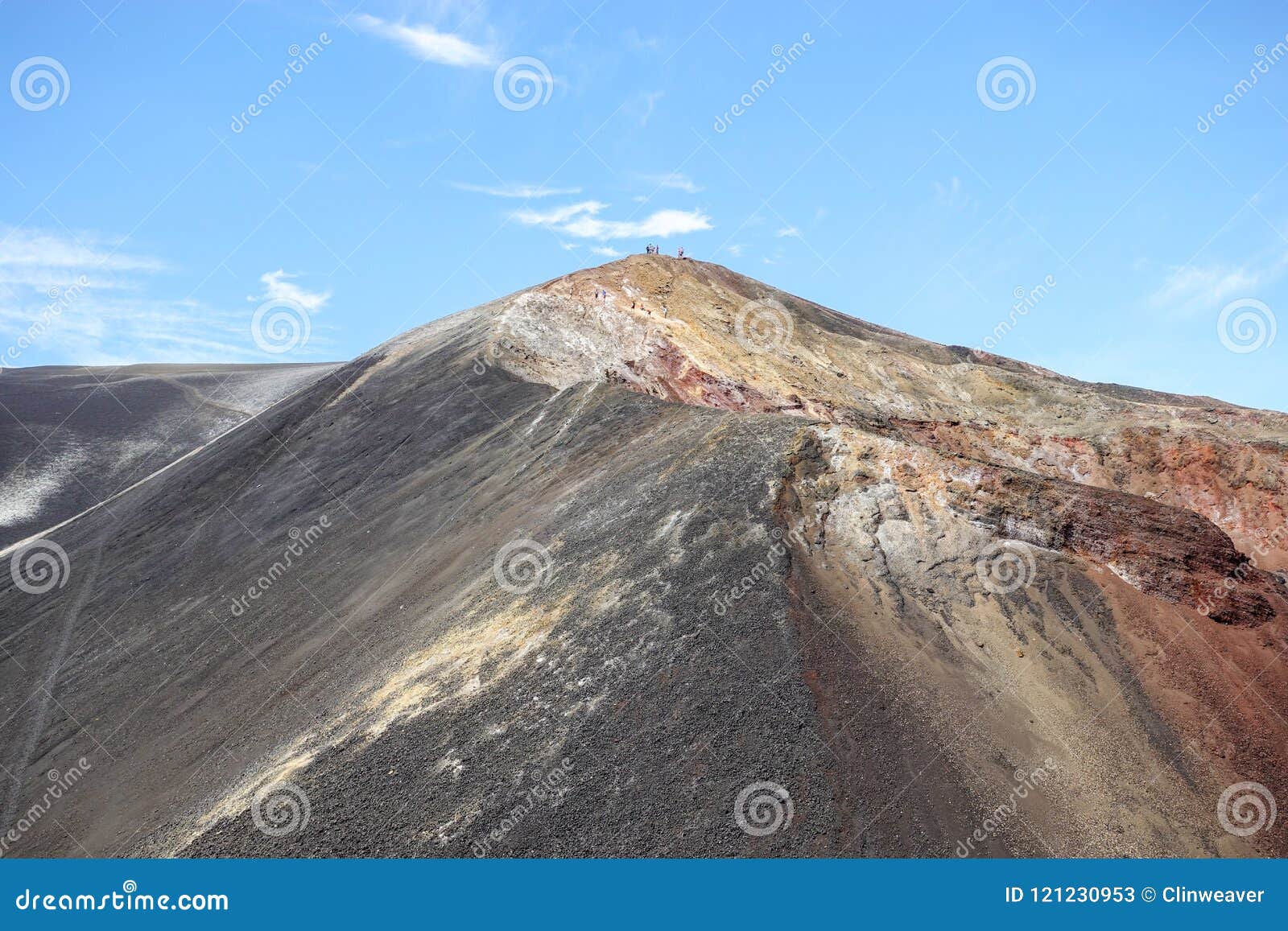 Slopes of a Volcano stock image. Image of holes, lava - 121230953