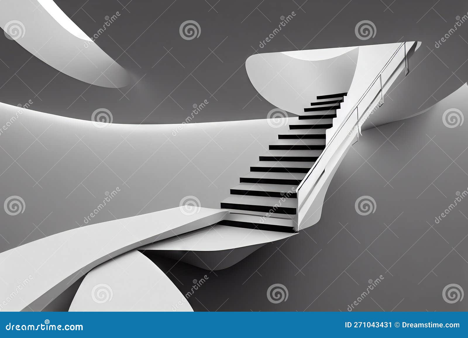 Sloping Stone Stairs Inside Room with External Overhead Lighting Stock ...