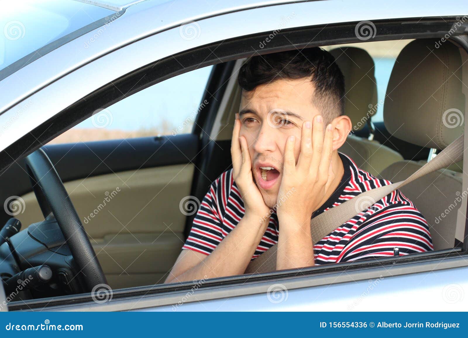 Sloppy Driver Making a Mistake Stock Photo - Image of crisis, insurance ...