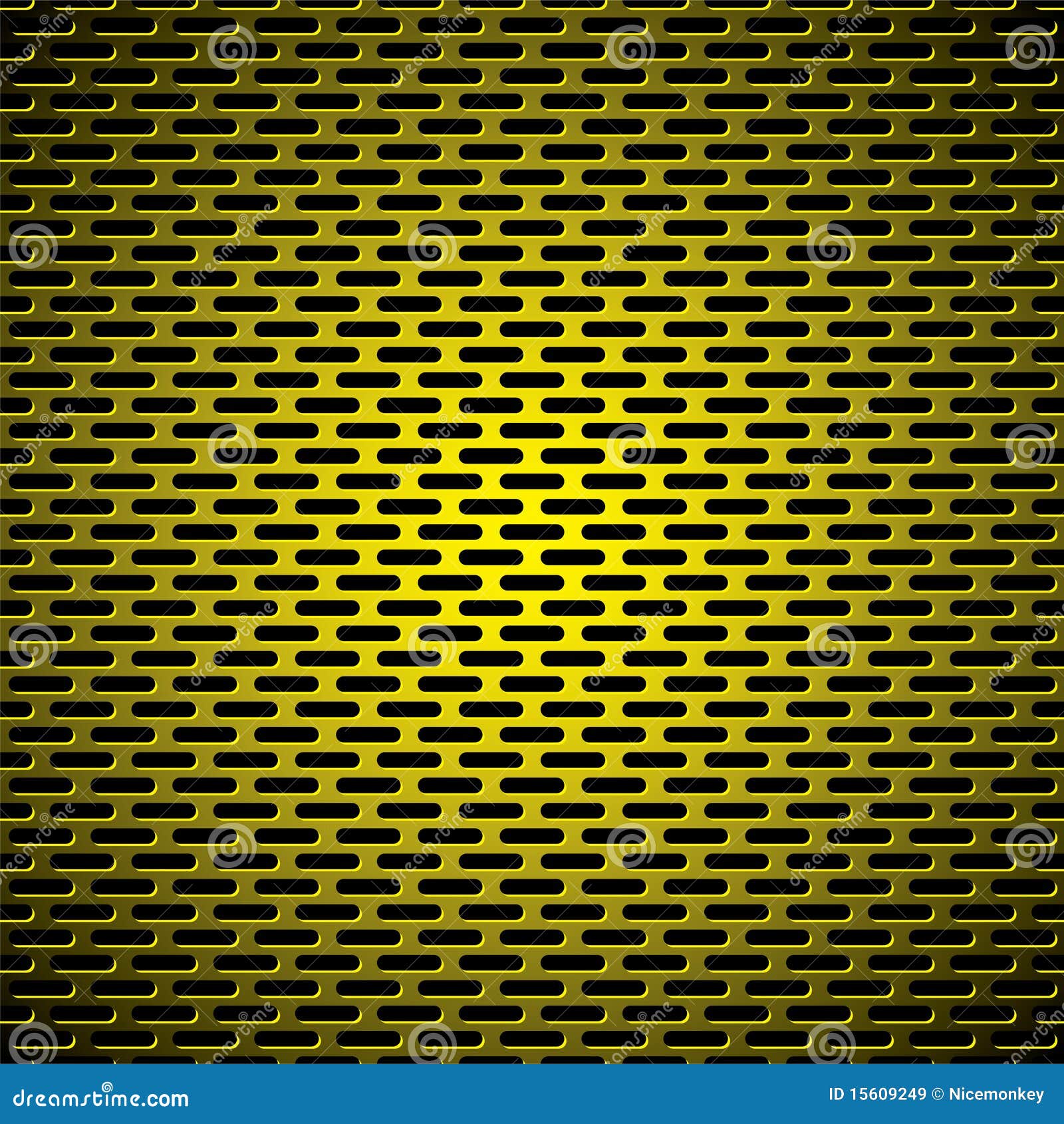 Slot Grill Gold Metal Background Stock Vector - Illustration of steel ...