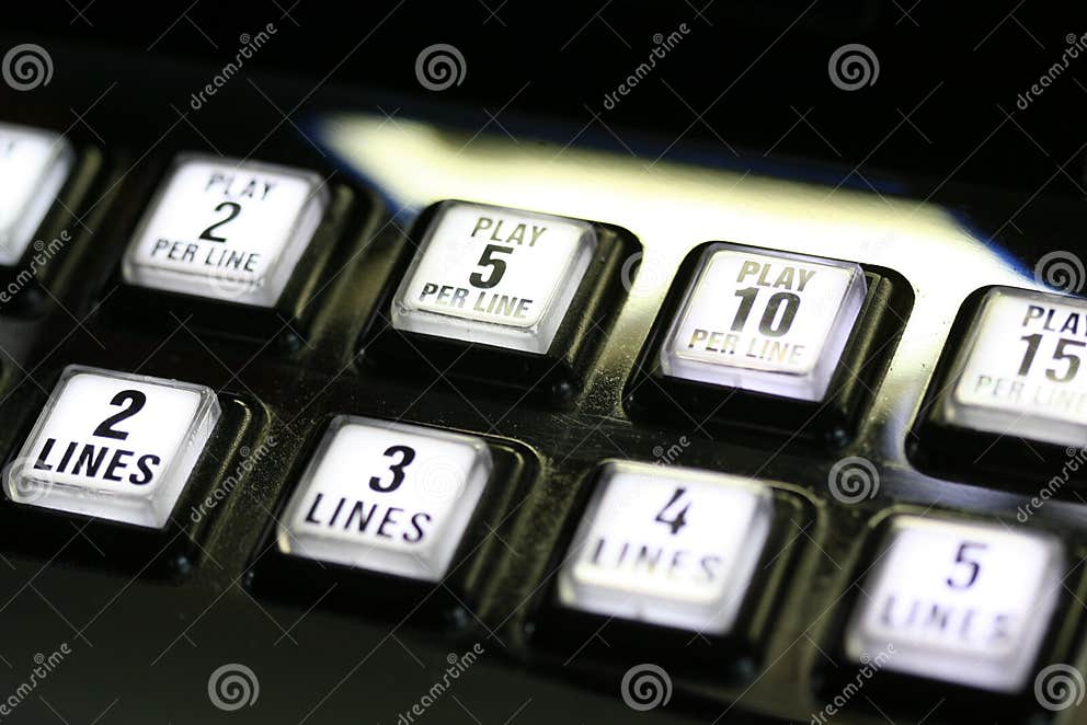 Slot machine buttons stock photo. Image of casino, slot - 10746588