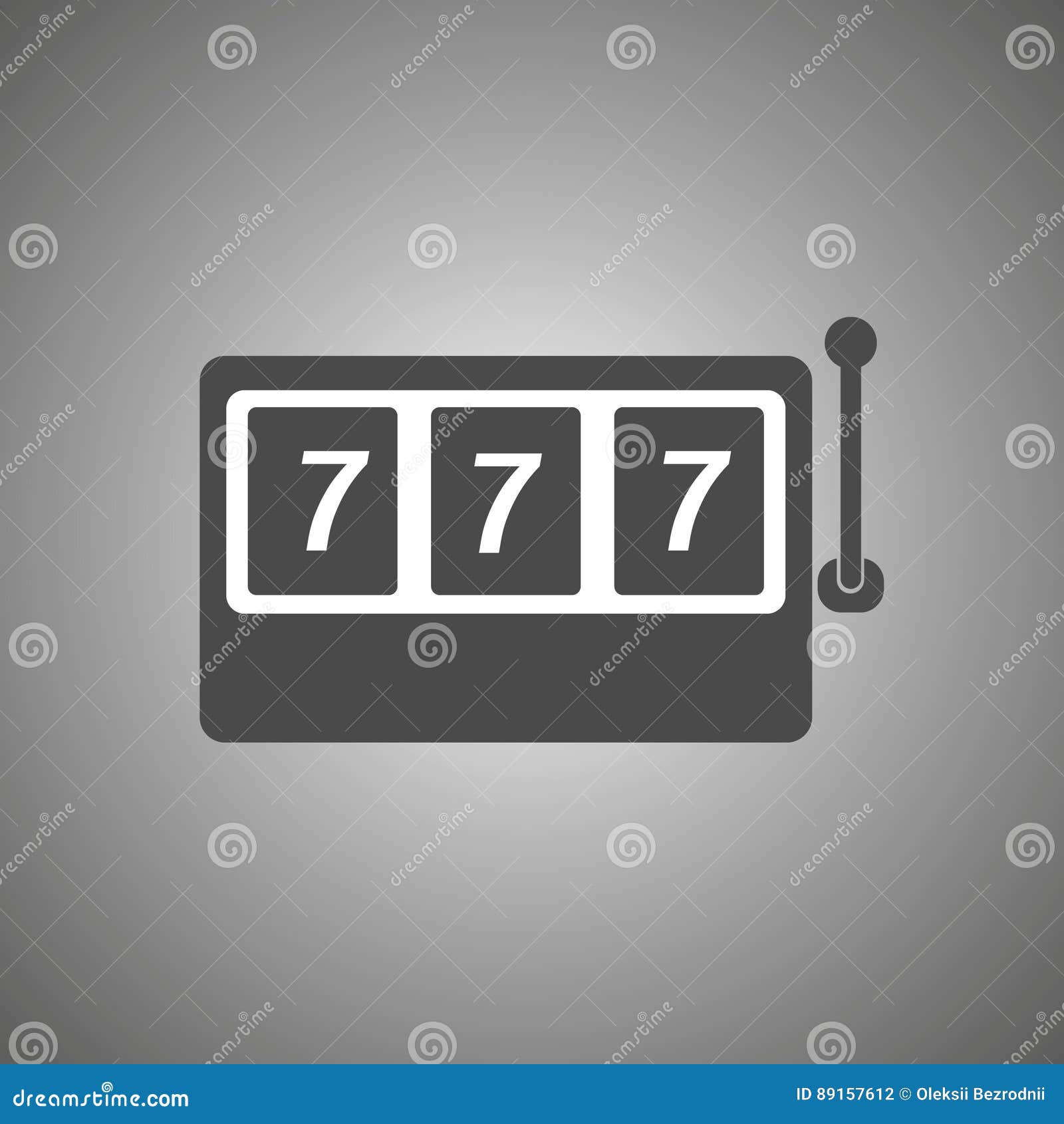 Machine Gun Icon, Automatic Firearm, Weapon Vector Illustration ...