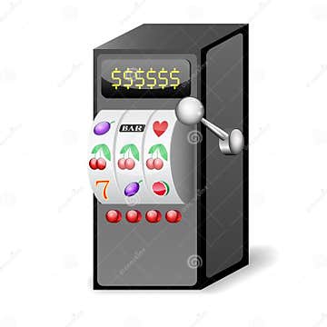 Slot Machine Icon. Vector Illustration Stock Vector - Illustration of ...