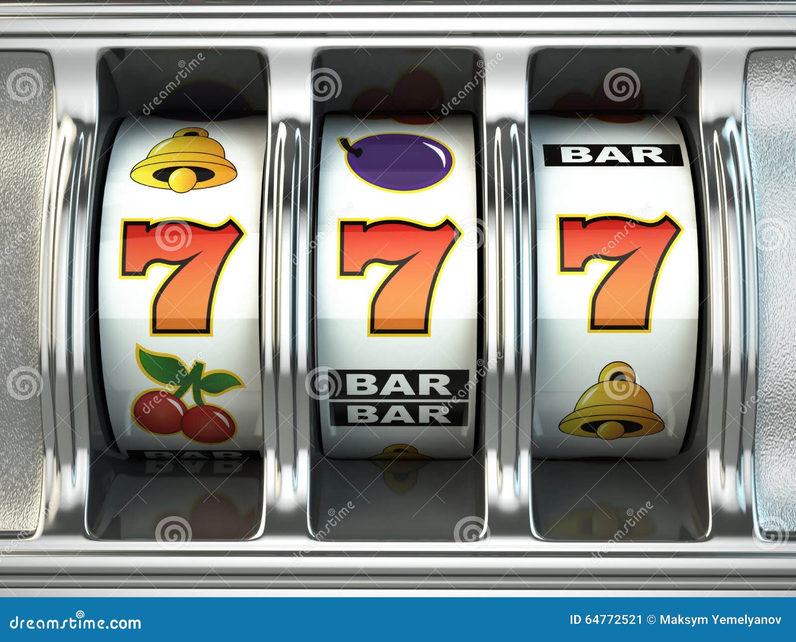 Slot Machine with Jackpot. Casino Concept Stock Illustration ...