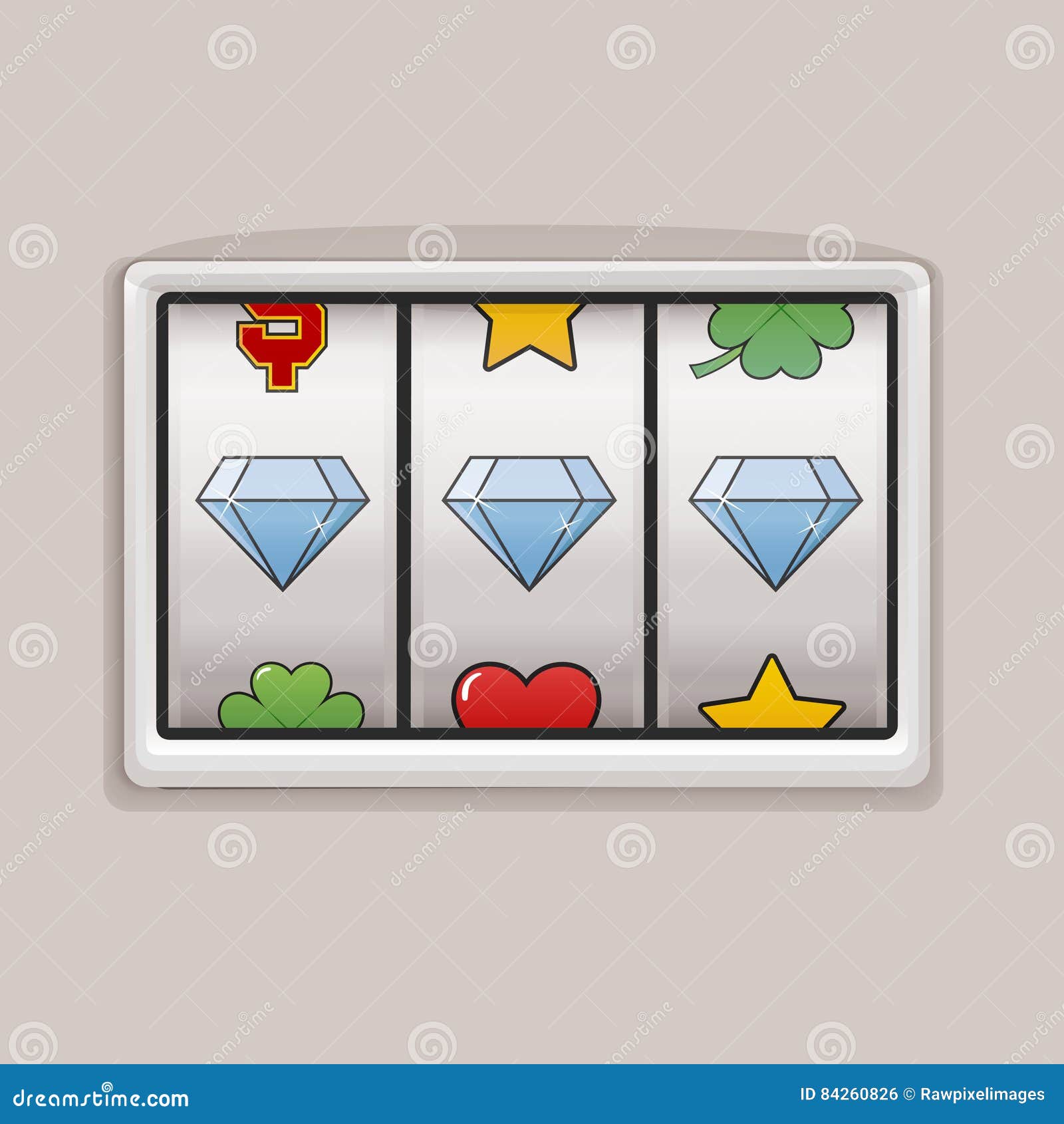 Slot Machine Jackpot Icon Vector Concept Stock Vector - Illustration of ...