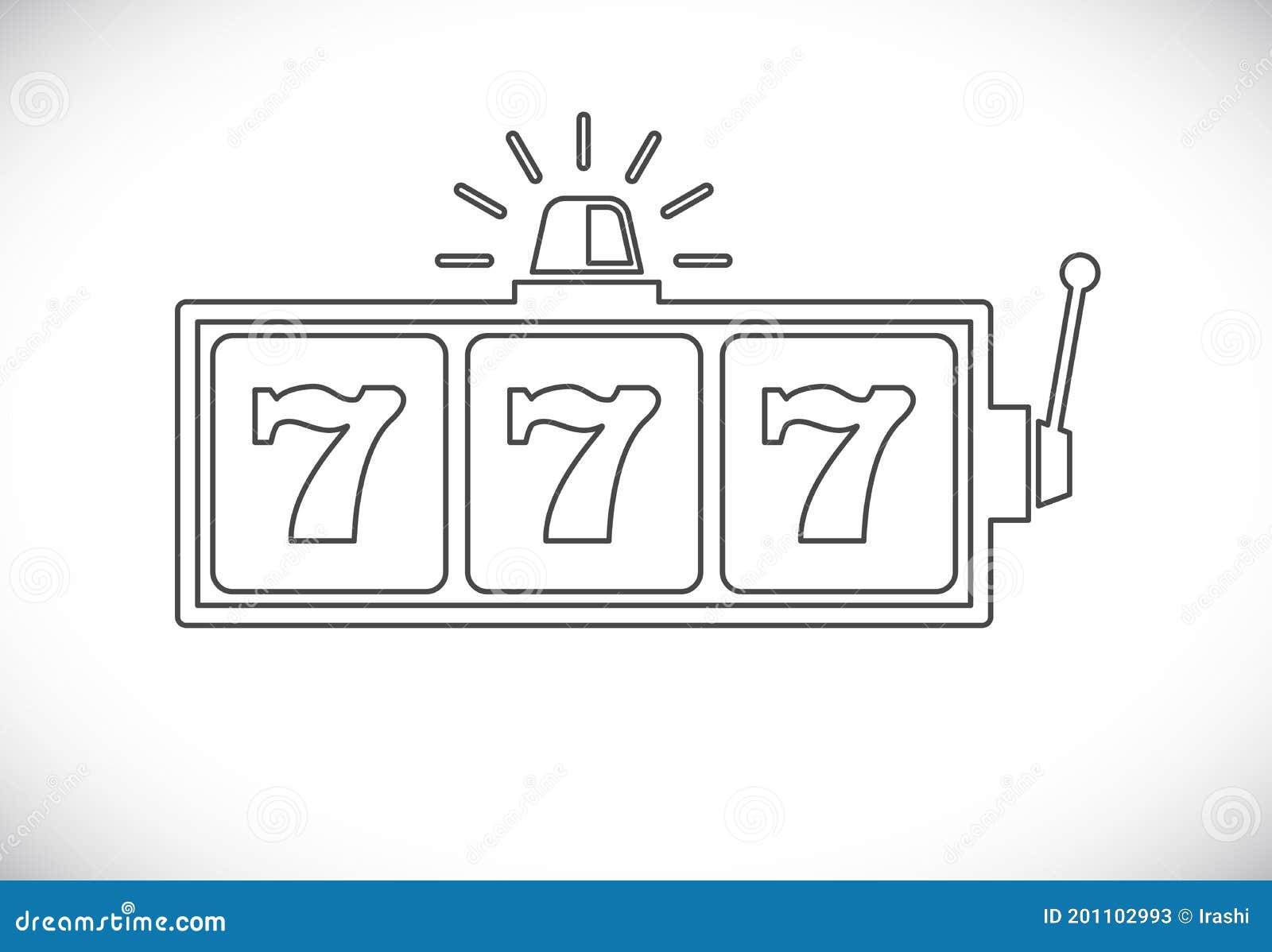 Slot machine icon stock vector. Illustration of gamble - 201102993