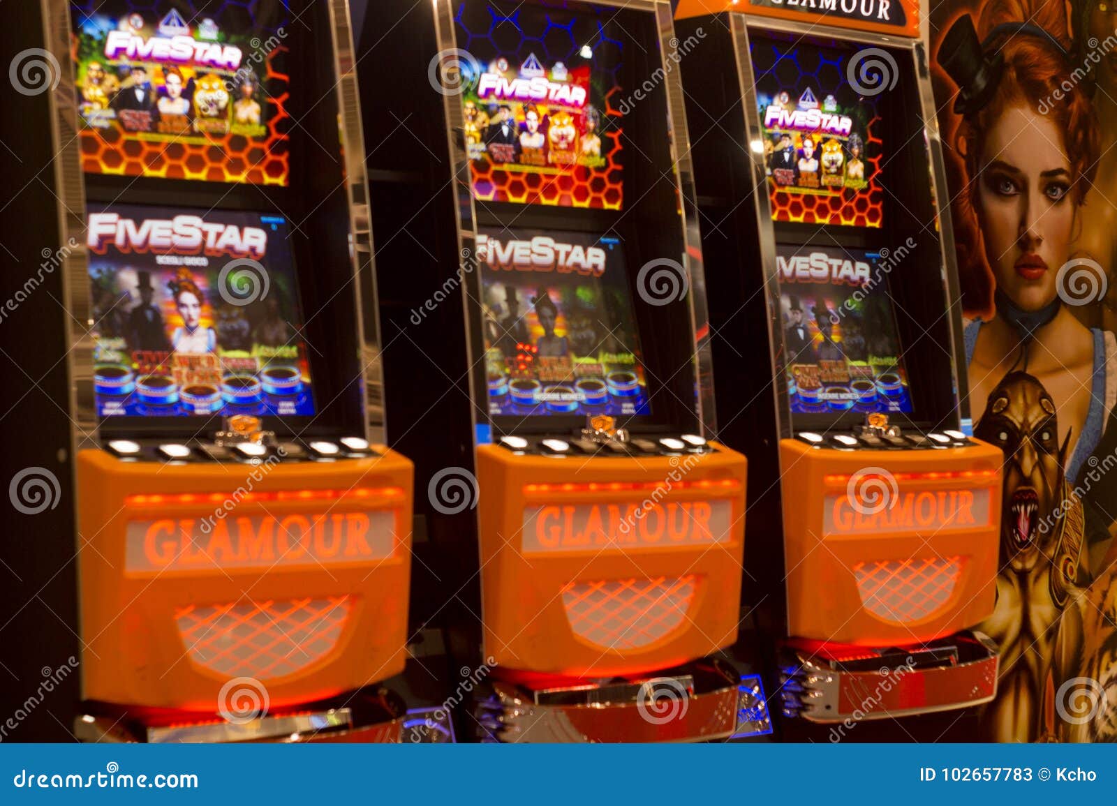 Slot machine editorial stock photo. Image of buttons - 102657783