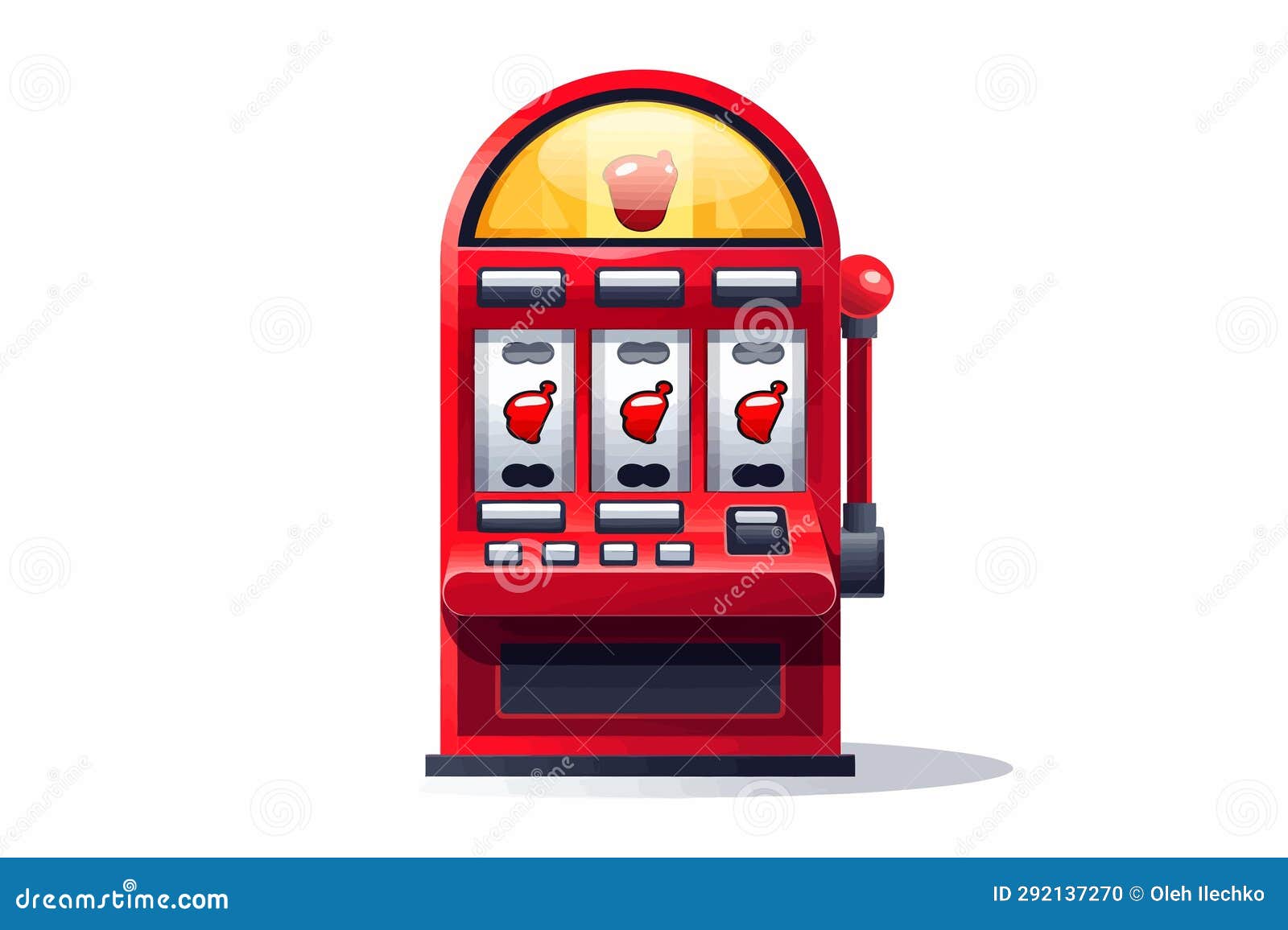 Slot Machine Vector Flat Minimalistic Isolated Vector Style ...