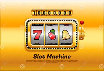 Slot machine vector stock vector. Illustration of fruit - 90665301