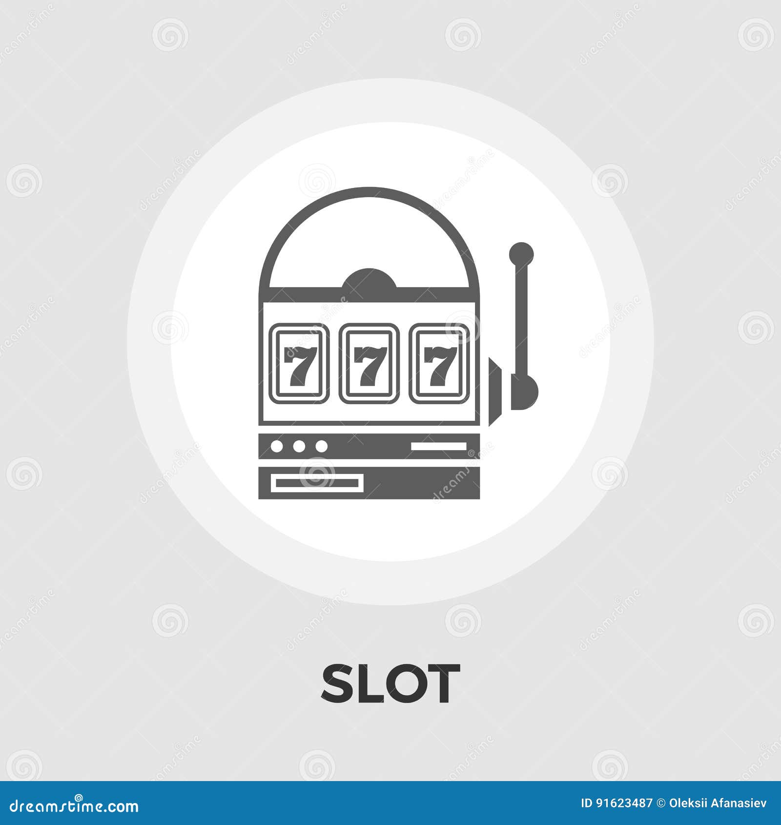 Slot vector flat icon stock vector. Illustration of ideas - 91623487