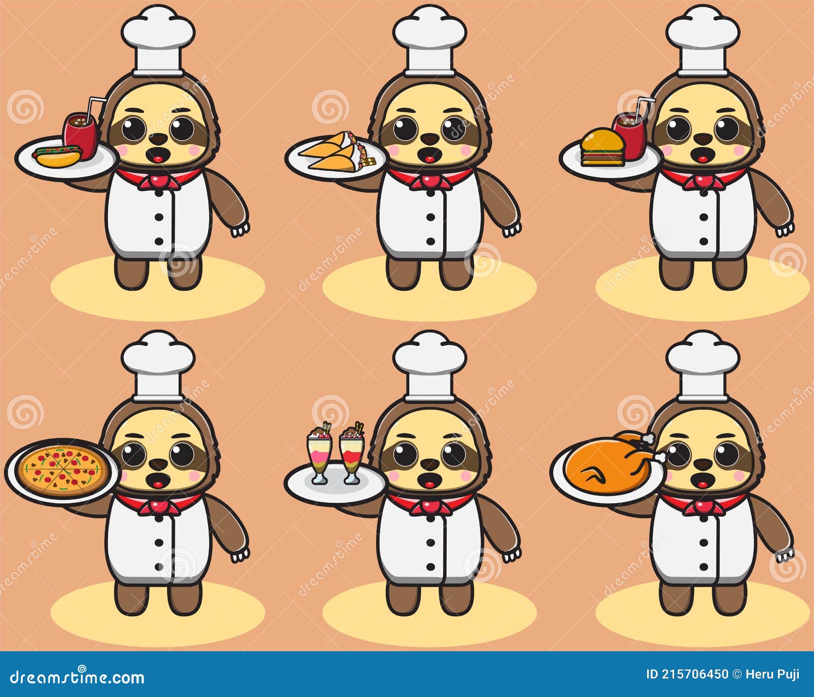 Sloth Chef Stock Illustrations – 10 Sloth Chef Stock Illustrations ...