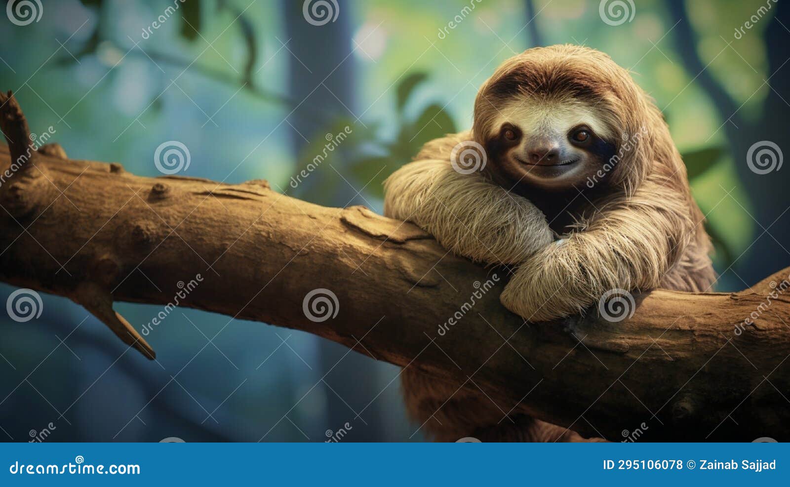 Sloth, Leopard, Monkey Cartoon Characters. | CartoonDealer.com #221929801