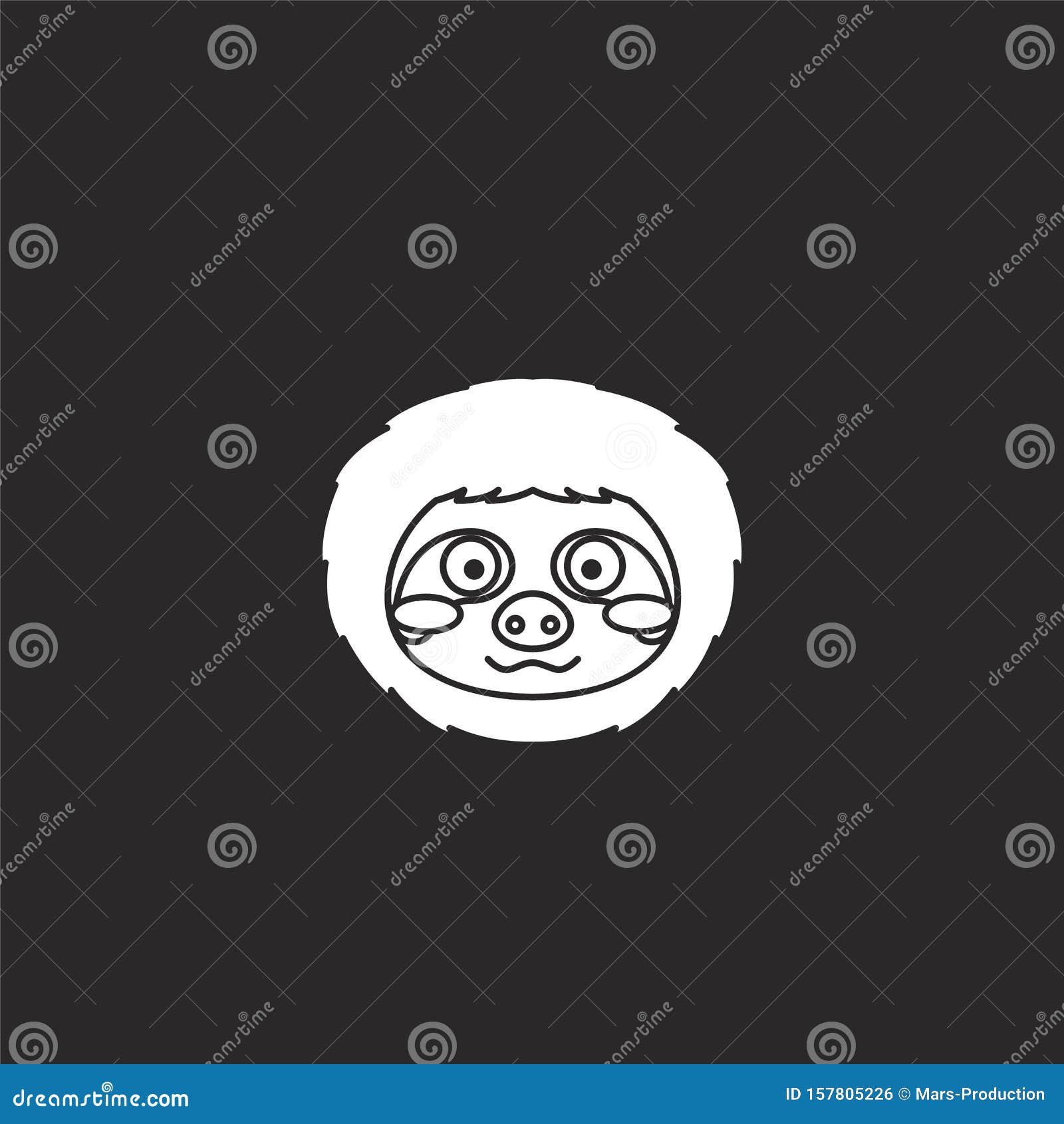 Sloth Icon. Filled Sloth Icon for Website Design and Mobile, App ...
