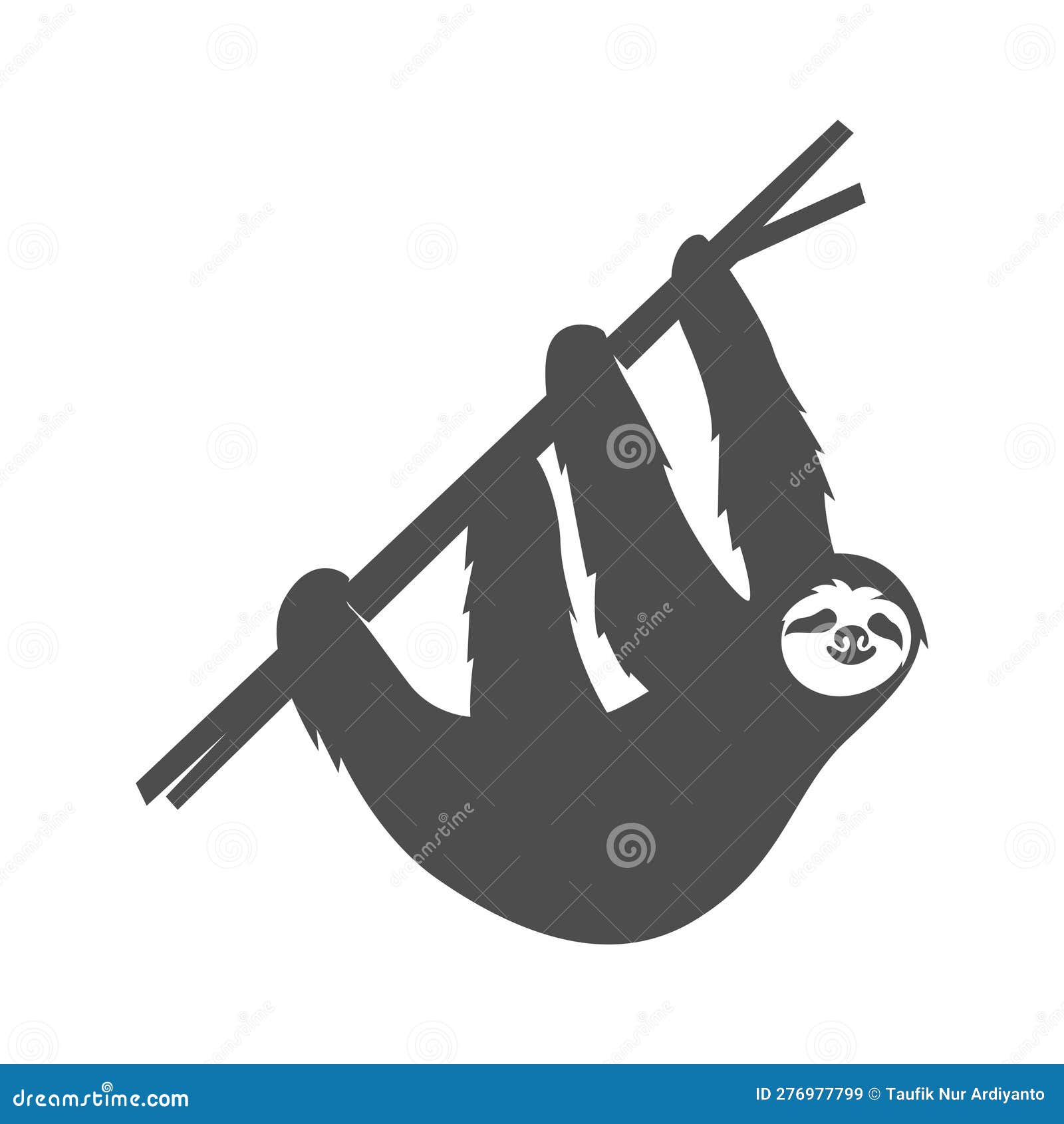 Sloth icon logo design stock vector. Illustration of nature - 276977799