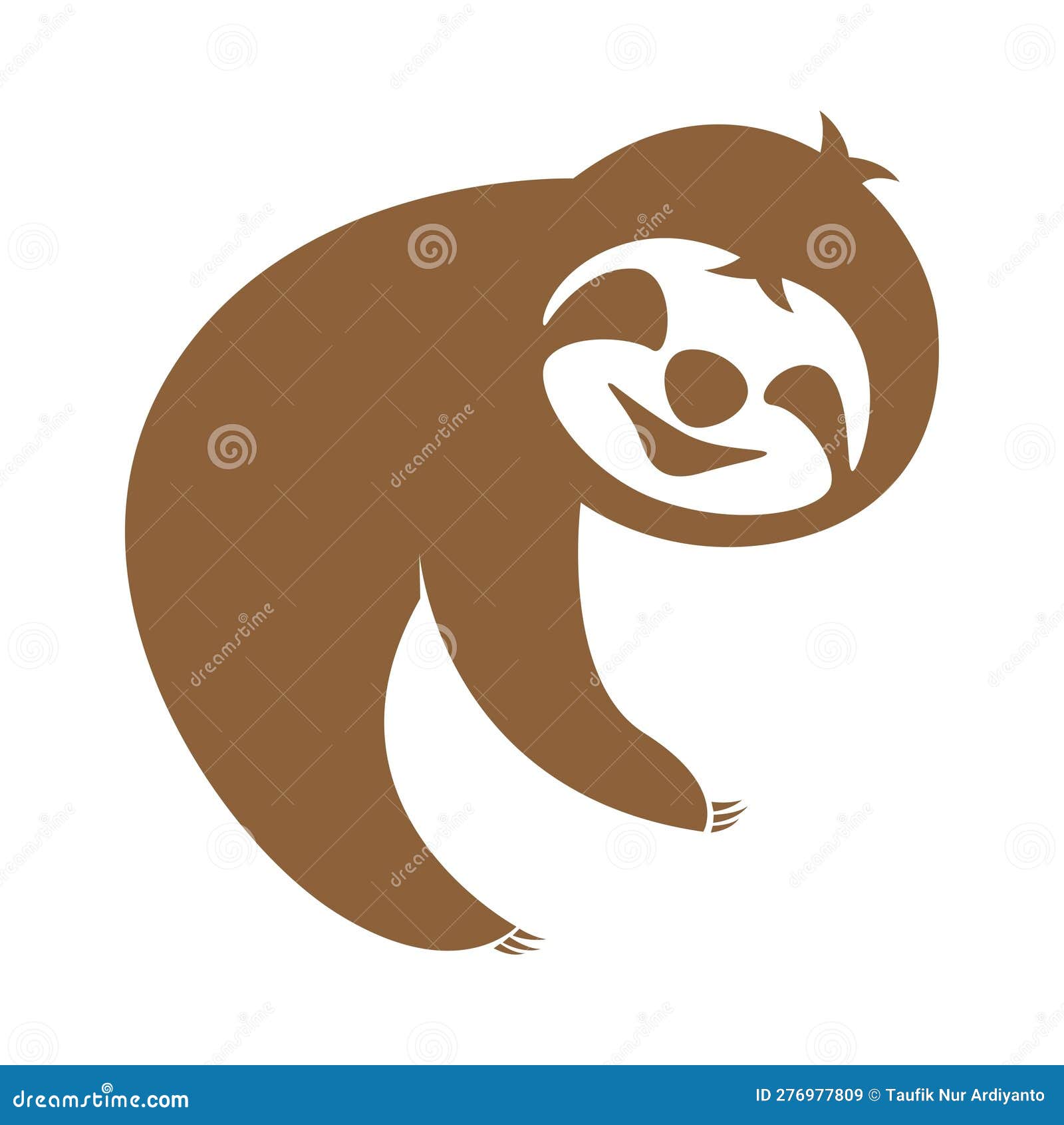 Sloth icon logo design stock vector. Illustration of logo - 276977809