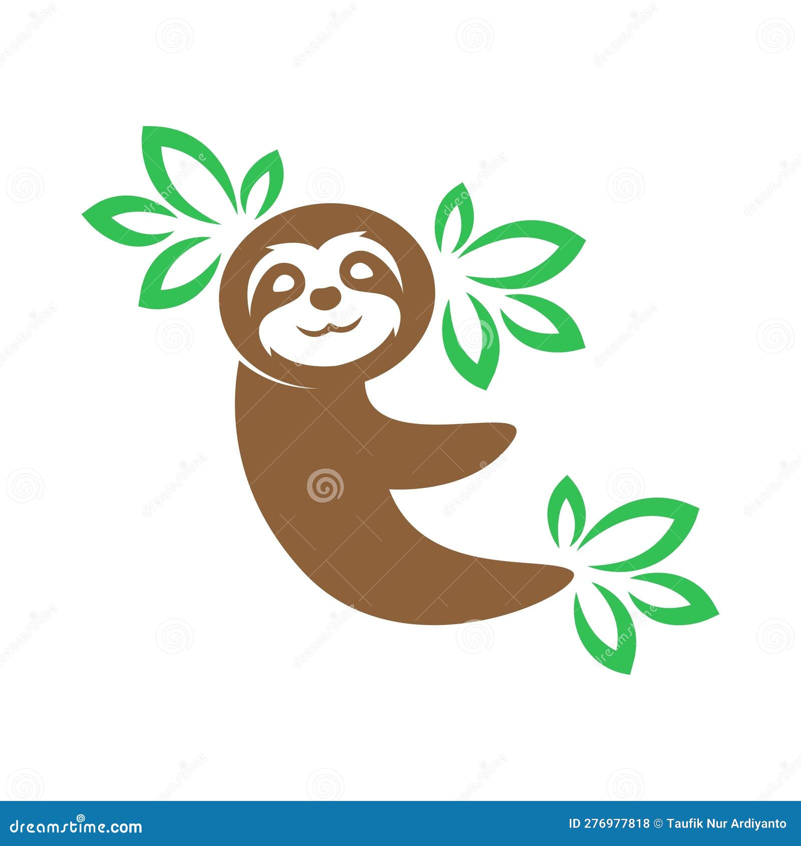 Sloth icon logo design stock vector. Illustration of head - 276977818