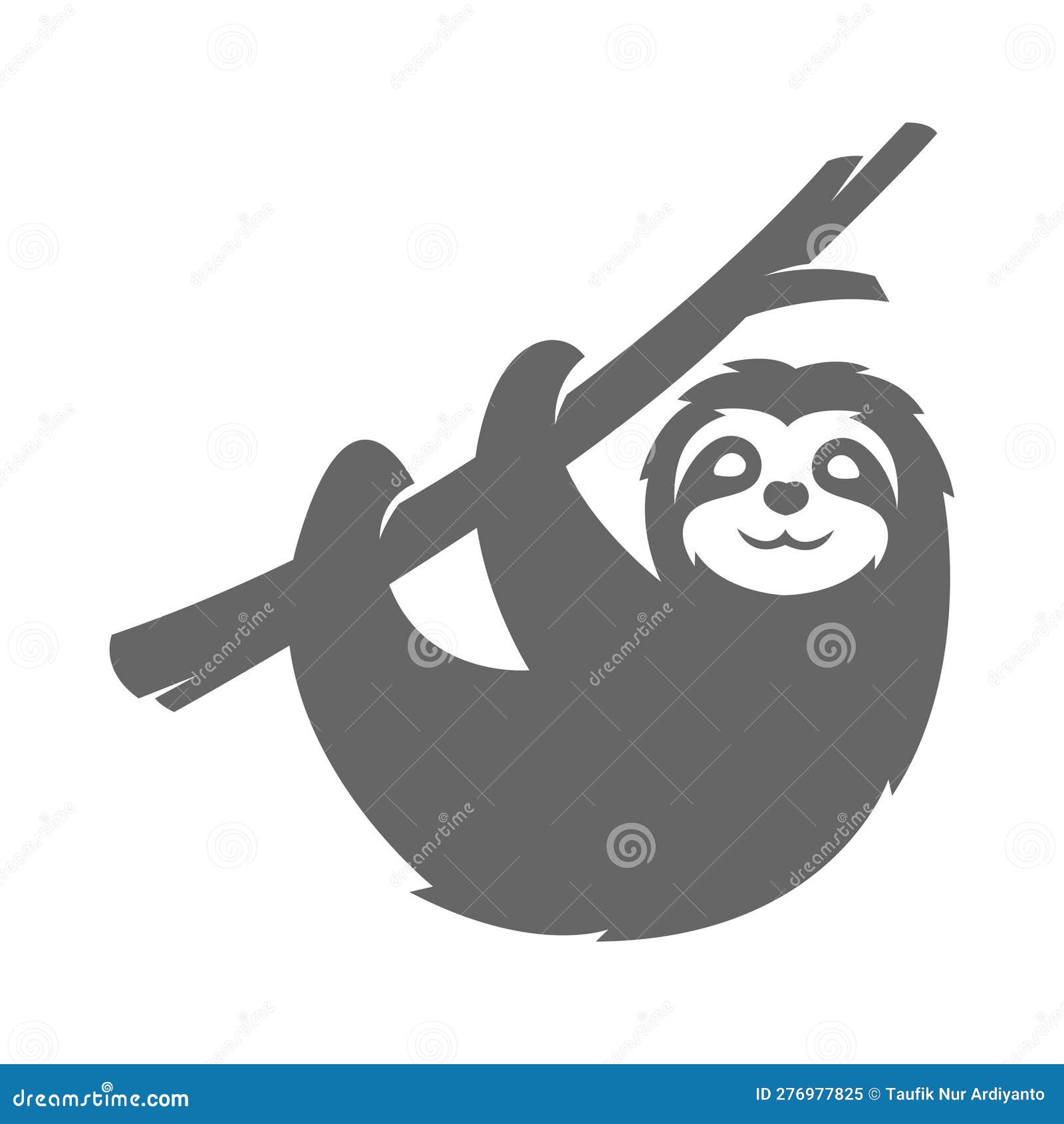 Sloth icon logo design stock vector. Illustration of wildlife - 276977825